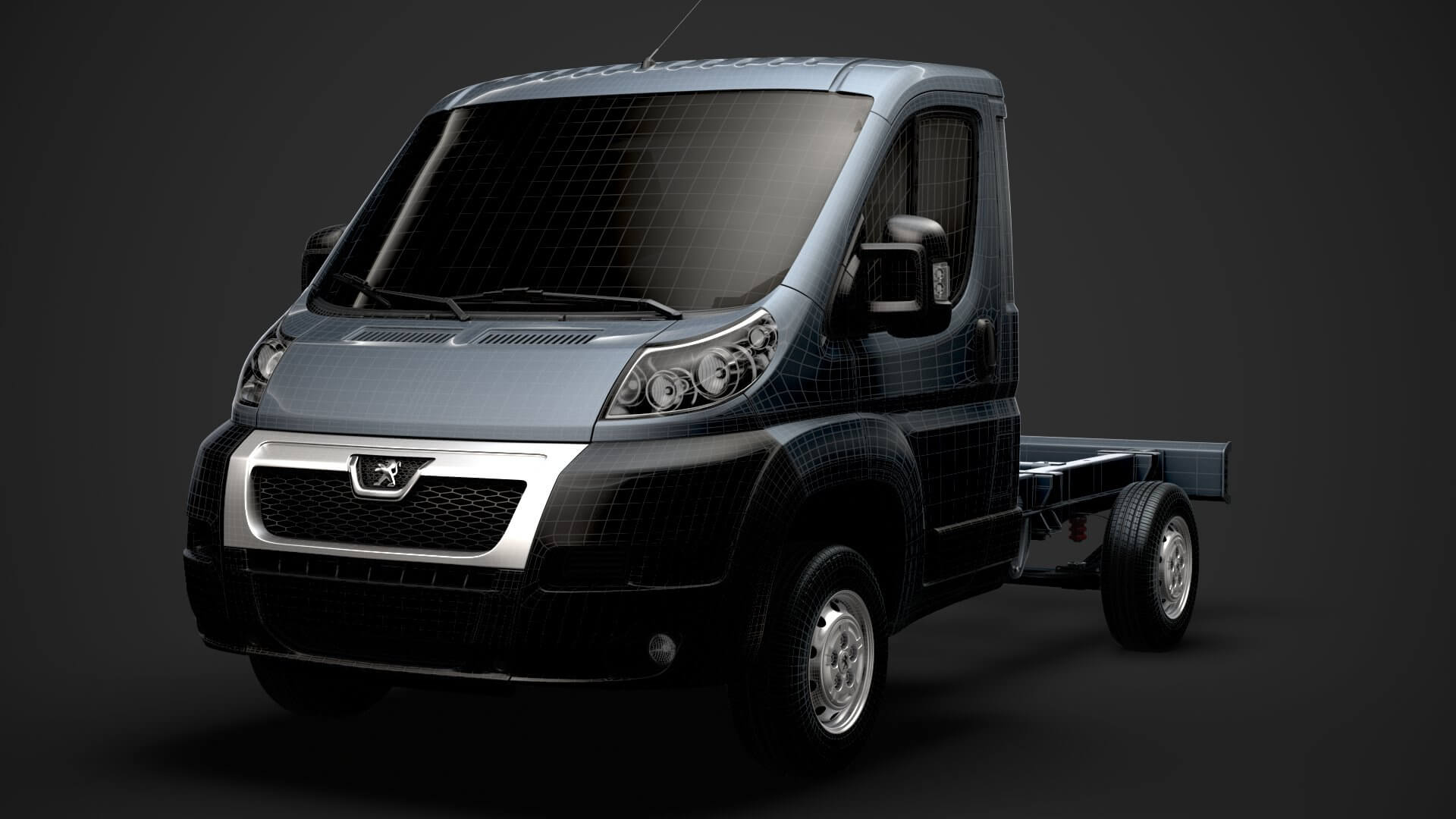 Peugeot Boxer Manager Chassis Truck Single Cab 3000WB 2014 - 3D Model ...