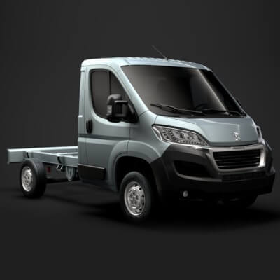 Peugeot Boxer Manager Chassis Truck Single Cab 3000WB 2019 - 3D Model ...
