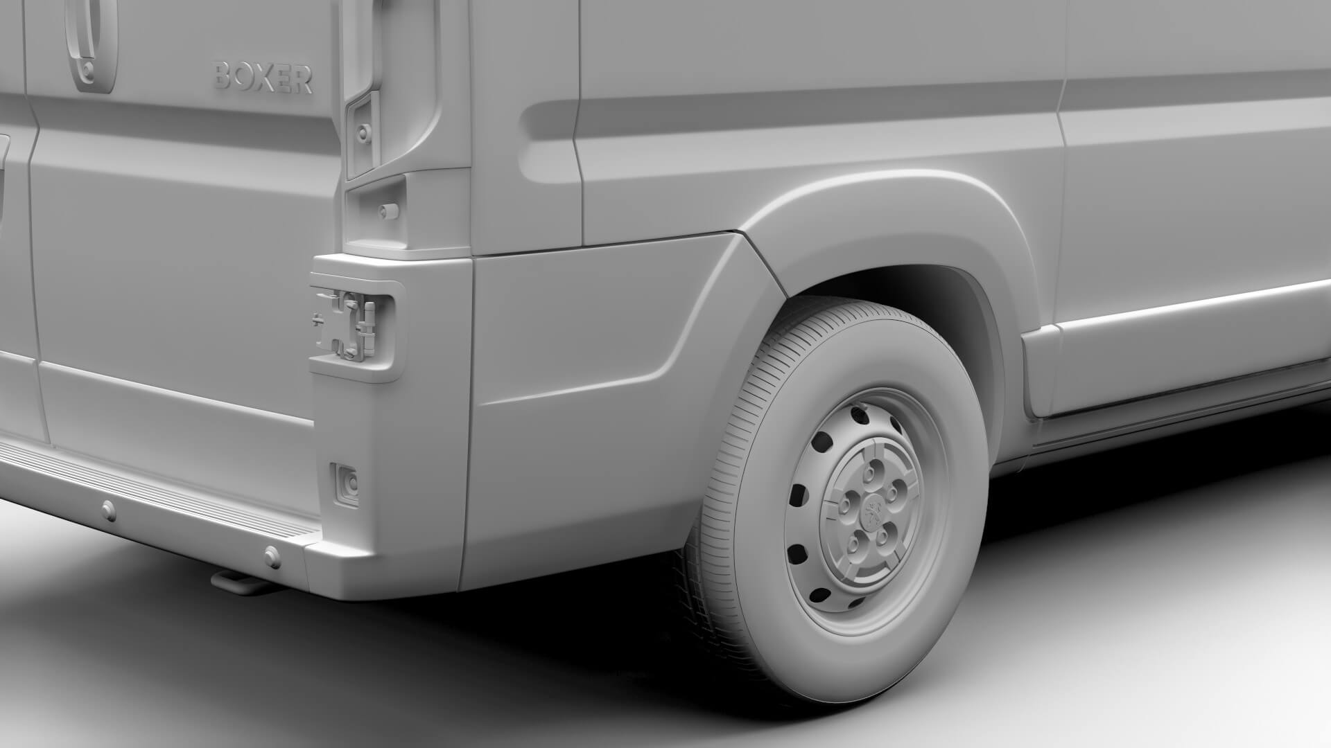 Peugeot Boxer Van L1H2 2017 - 3D Model by Creator 3D