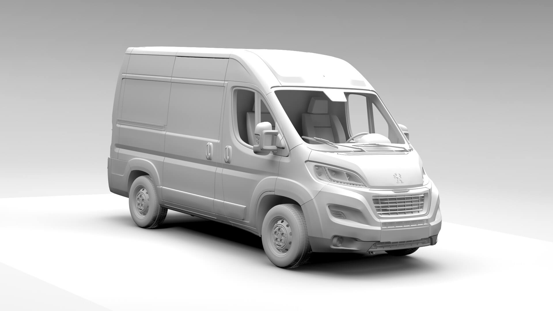 Peugeot Boxer Van L1H2 2017 - 3D Model by Creator 3D