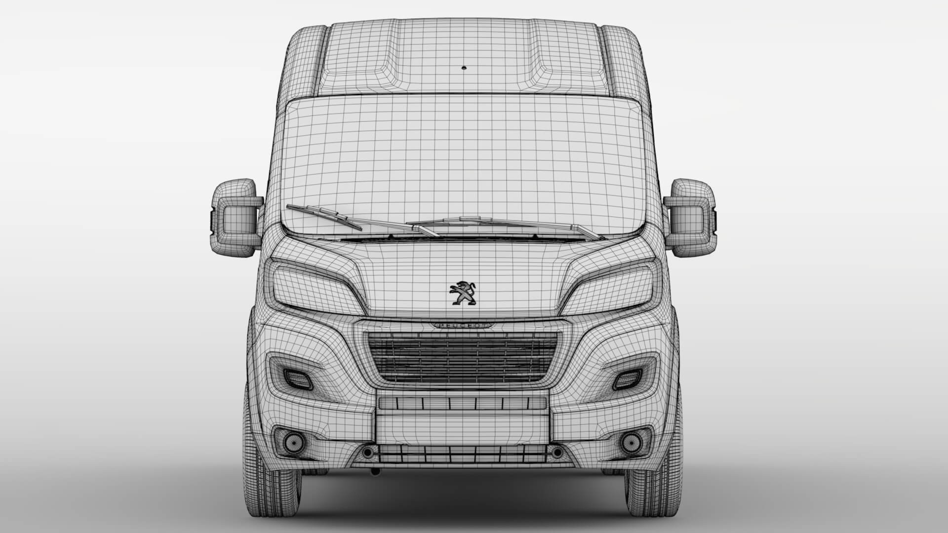 Peugeot Boxer Van L1H2 2017 - 3D Model by Creator 3D