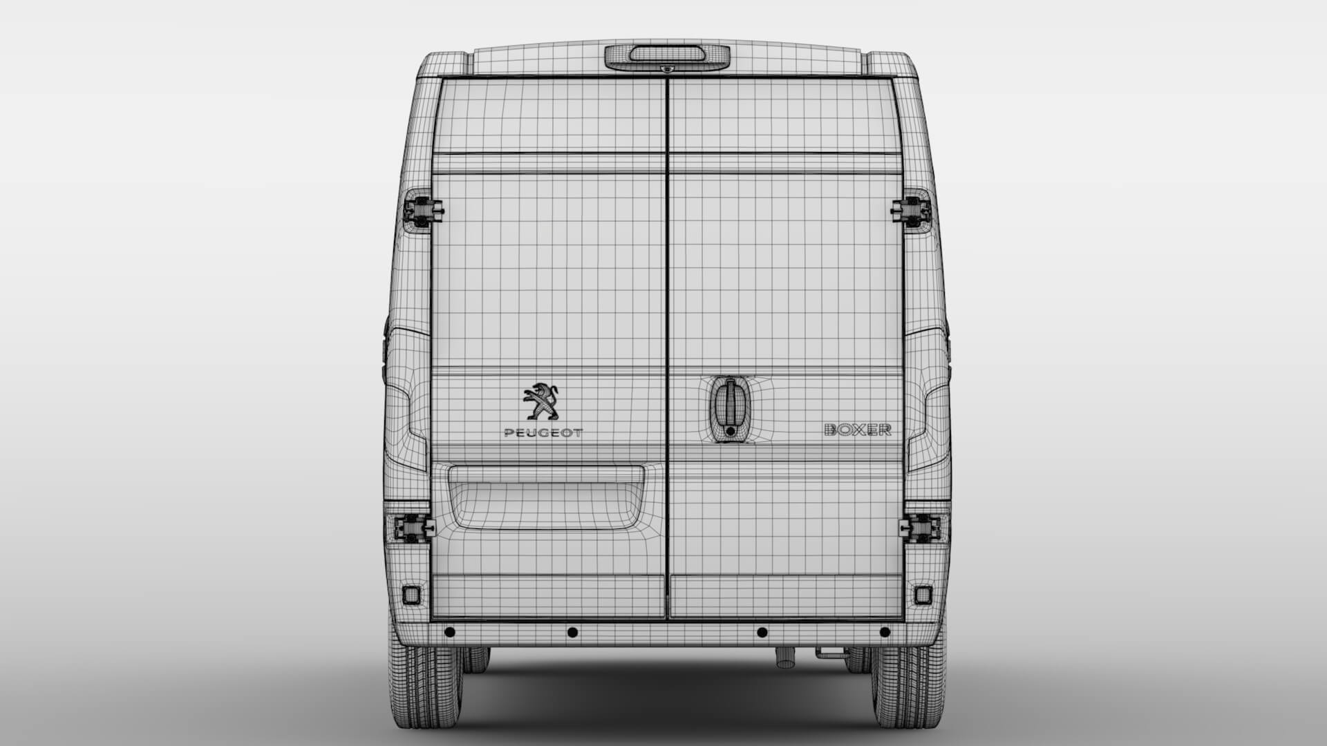 Peugeot Boxer Van L1H2 2017 - 3D Model by Creator 3D