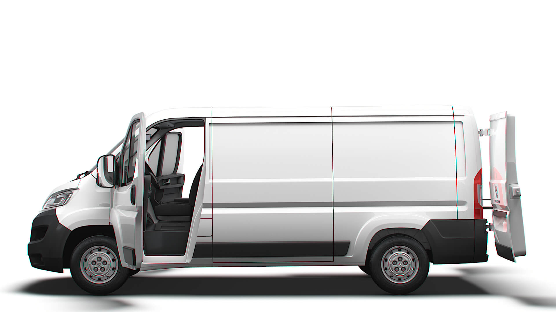 Peugeot Boxer Van L2H1 HQ Interior 2023 - 3D Model by Creator 3D