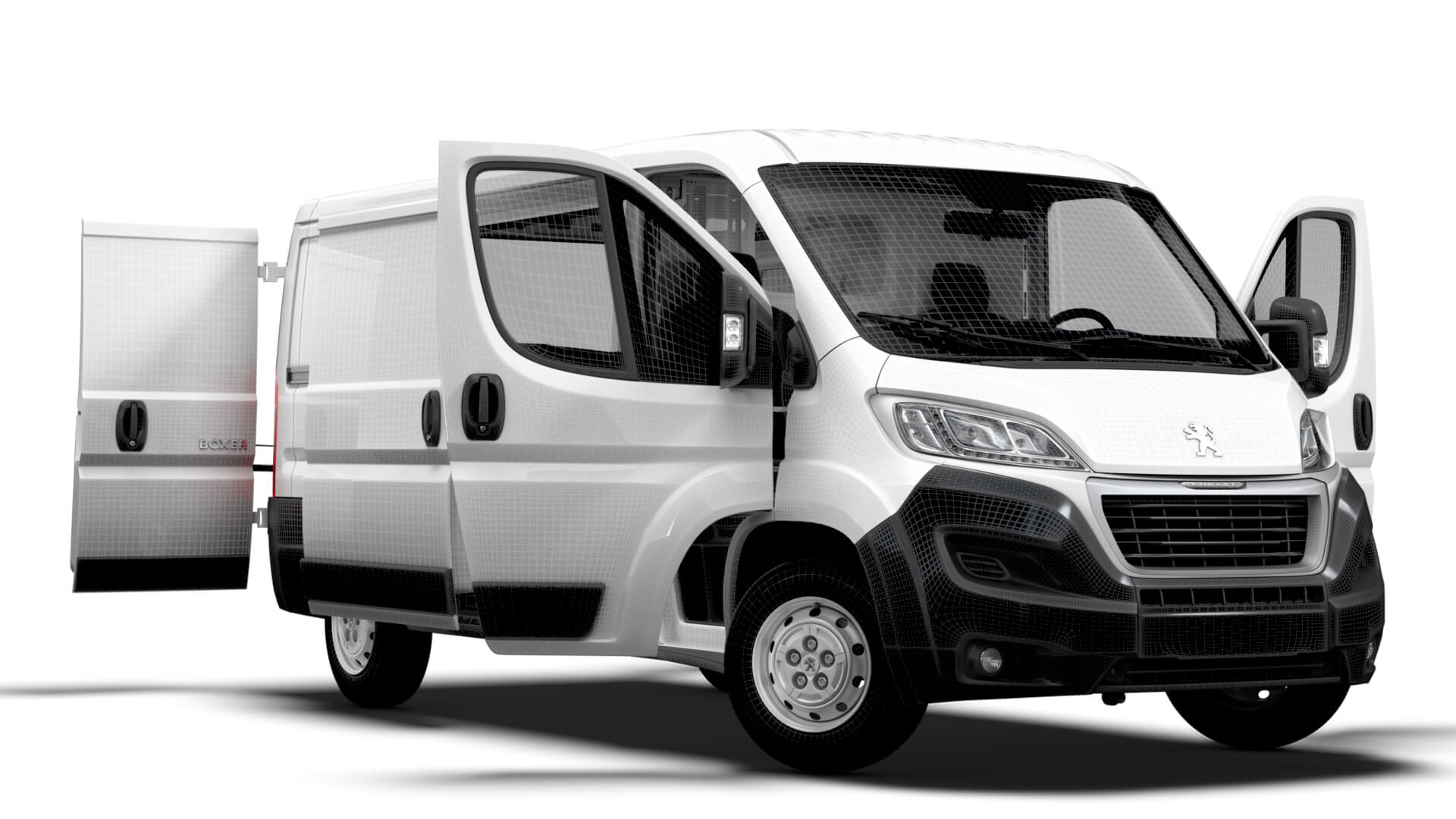 Peugeot Boxer Van L2H1 HQ Interior 2023 - 3D Model by Creator 3D