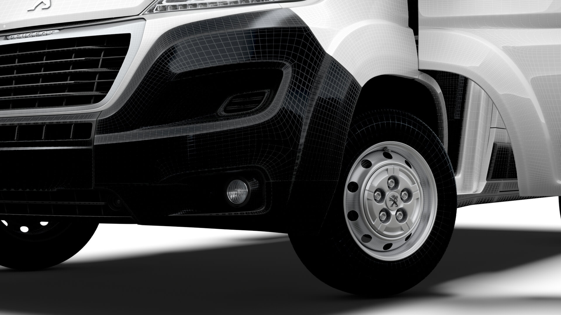 Peugeot Boxer Van L2H1 HQ Interior 2023 - 3D Model by Creator 3D