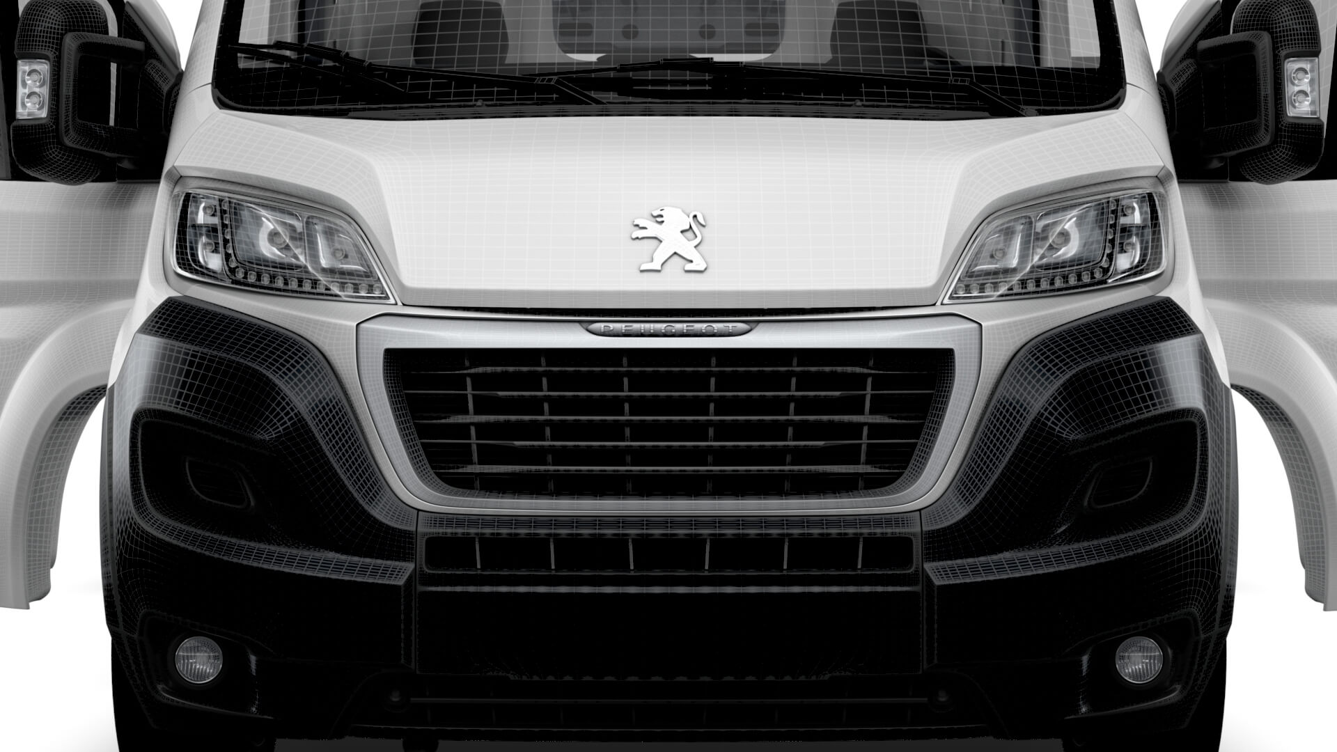 Peugeot Boxer Van L2H1 HQ Interior 2023 - 3D Model by Creator 3D