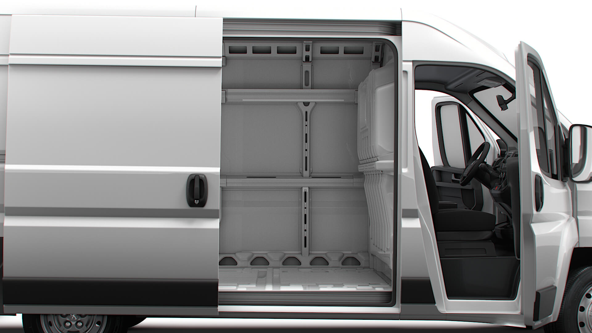 Peugeot Boxer Van L2H2 HQ Interior 2023 - 3D Model by Creator 3D