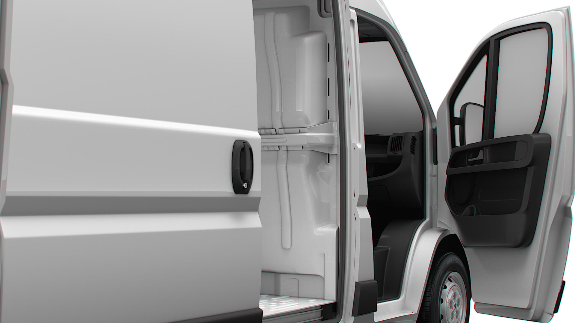 Peugeot Boxer Van L2H2 HQ Interior 2023 - 3D Model by Creator 3D