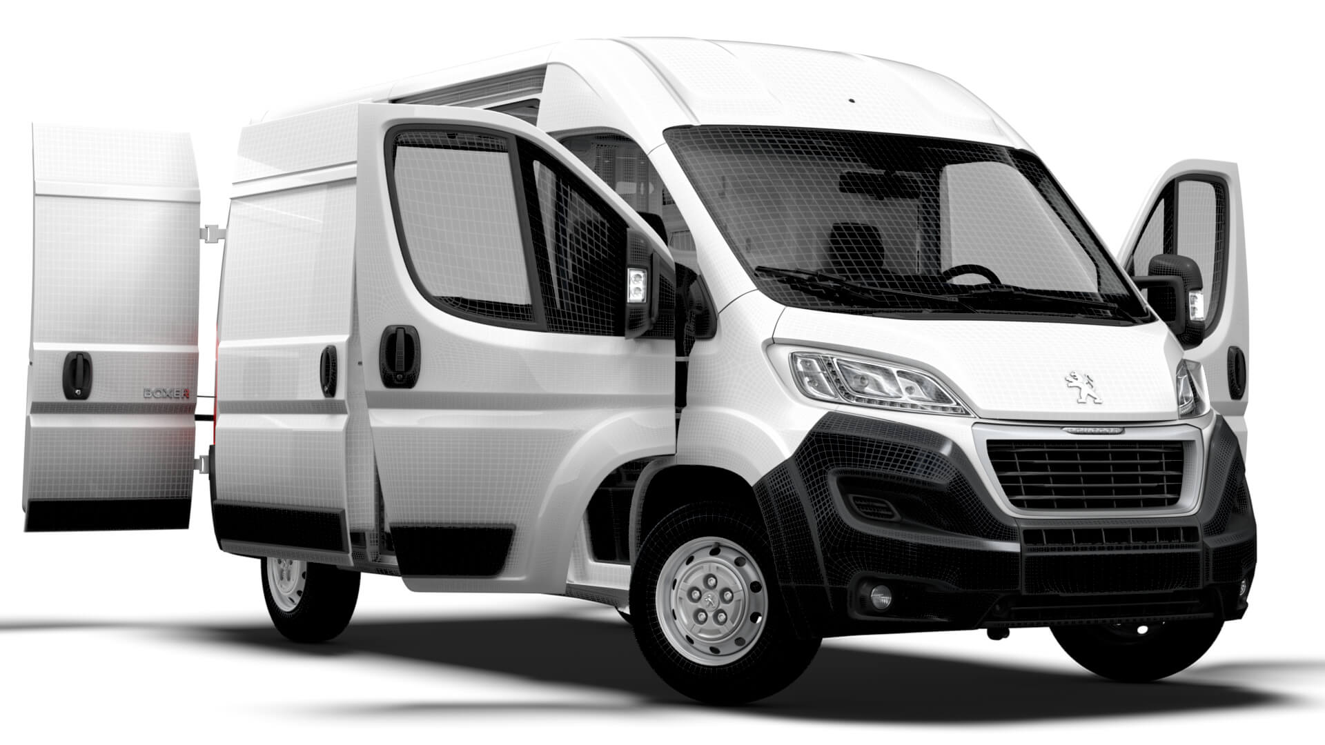 Peugeot Boxer Van L2H2 HQ Interior 2023 - 3D Model by Creator 3D