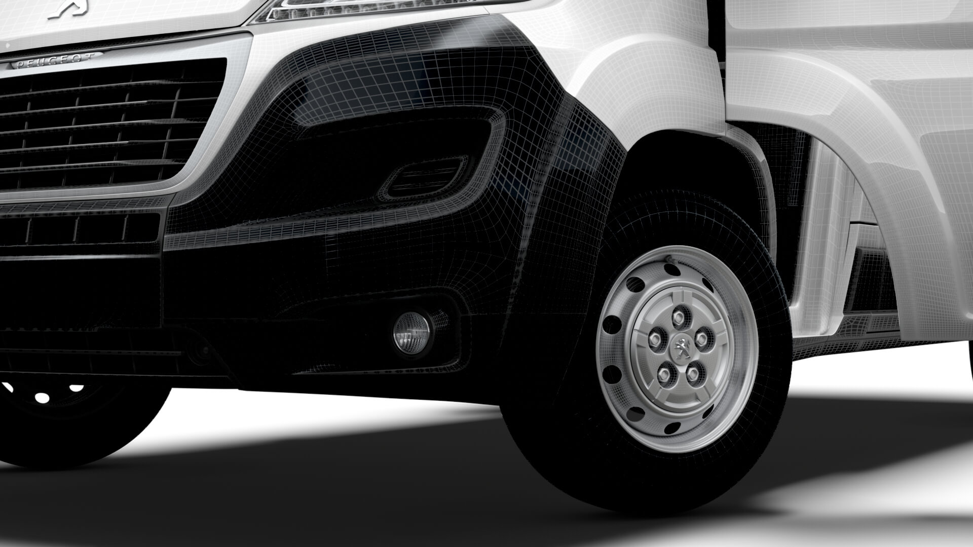 Peugeot Boxer Van L2H2 HQ Interior 2023 - 3D Model by Creator 3D