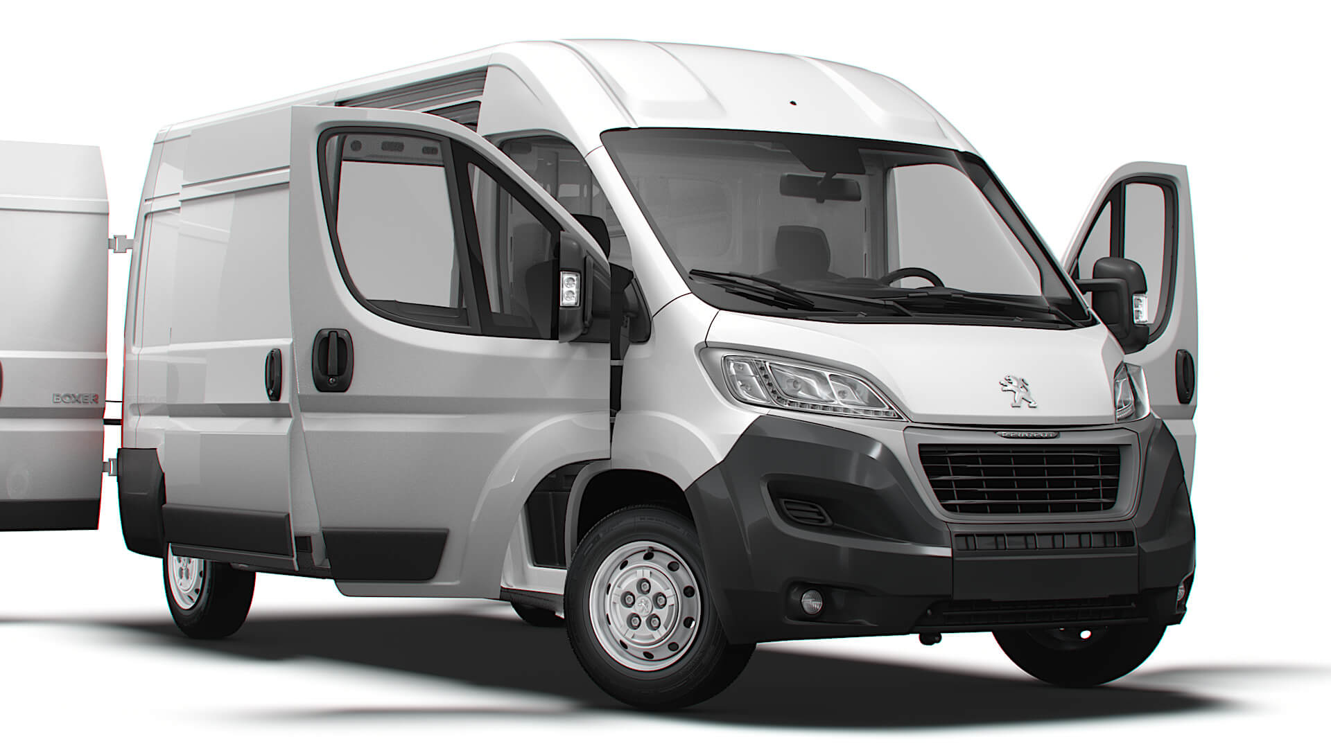 Peugeot Boxer Van L3H2 HQ Interior 2023 - 3D Model by Creator 3D