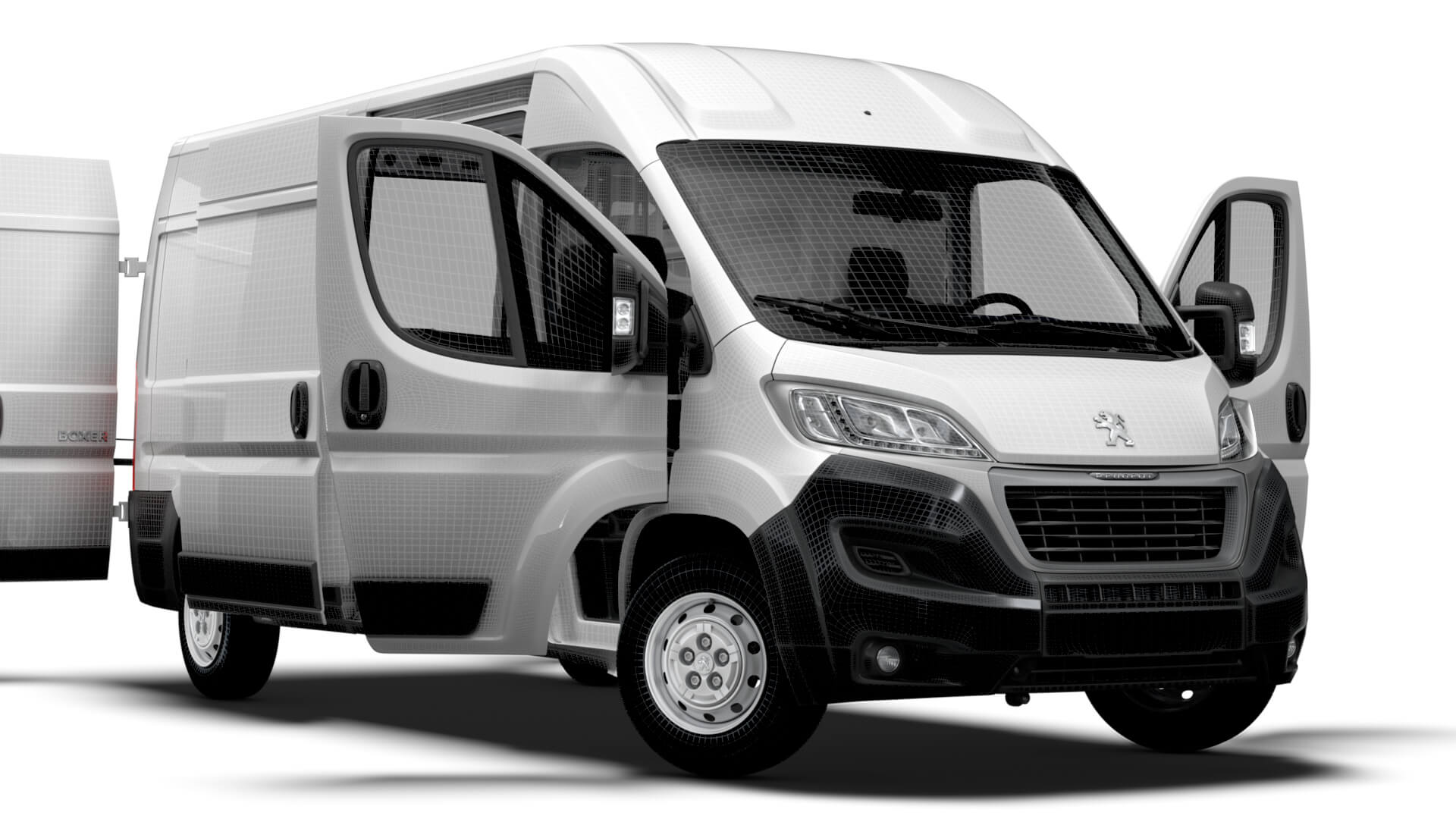 Peugeot Boxer Van L3H2 HQ Interior 2023 - 3D Model by Creator 3D