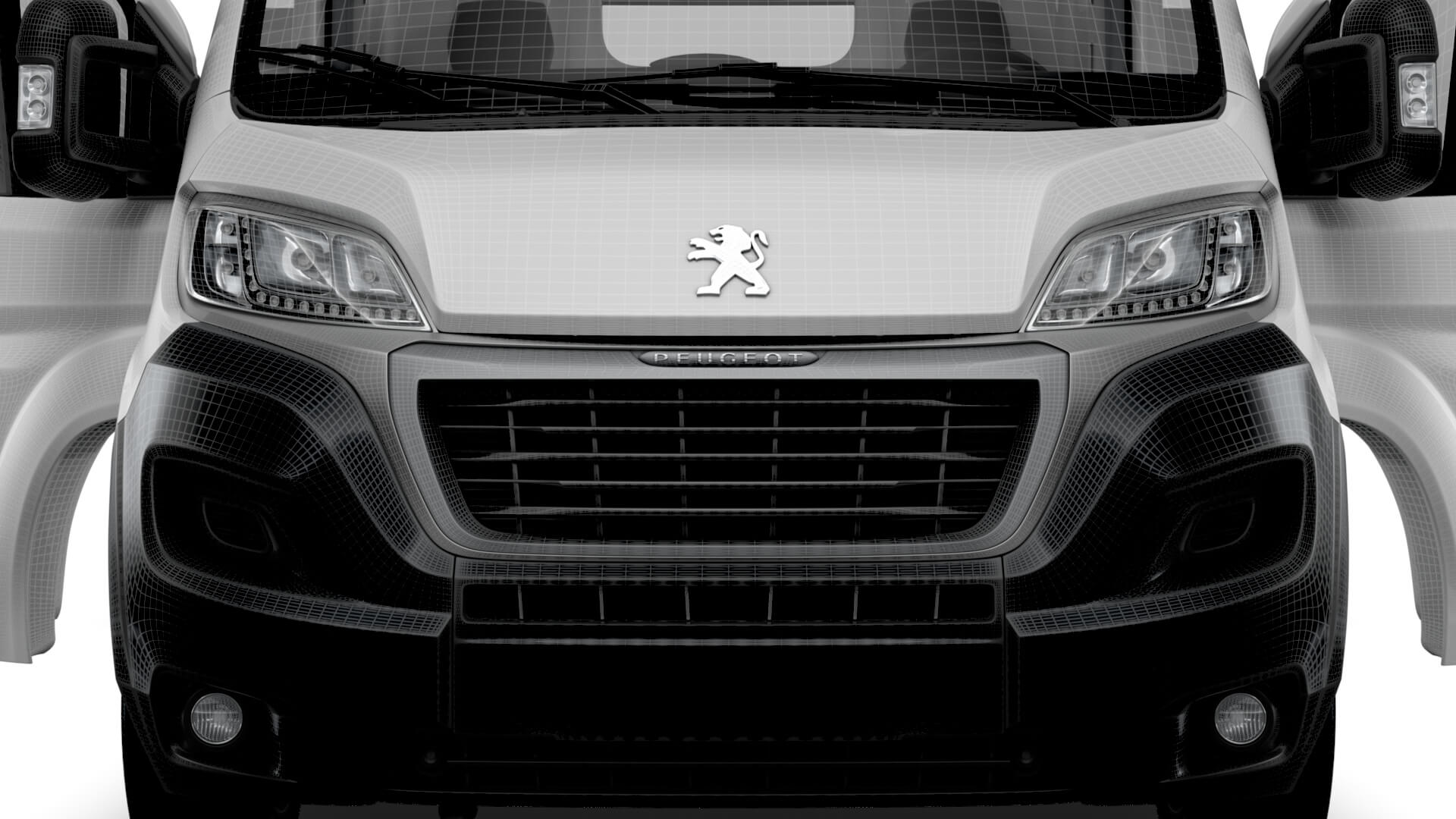 Peugeot Boxer Van L3H2 HQ Interior 2023 - 3D Model by Creator 3D