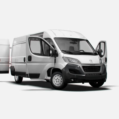 Peugeot Boxer Van L3H2 HQ Interior 2023 - 3D Model by Creator 3D