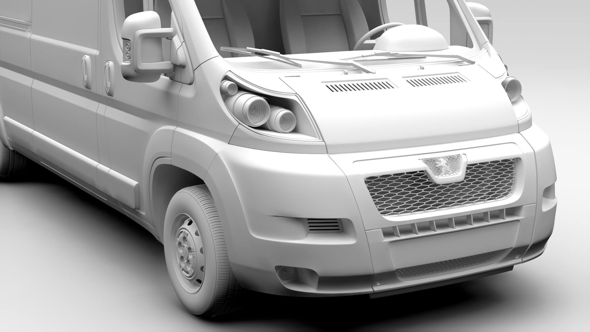 Peugeot Boxer Van L3H3 2006 2014 - 3D Model by Creator 3D