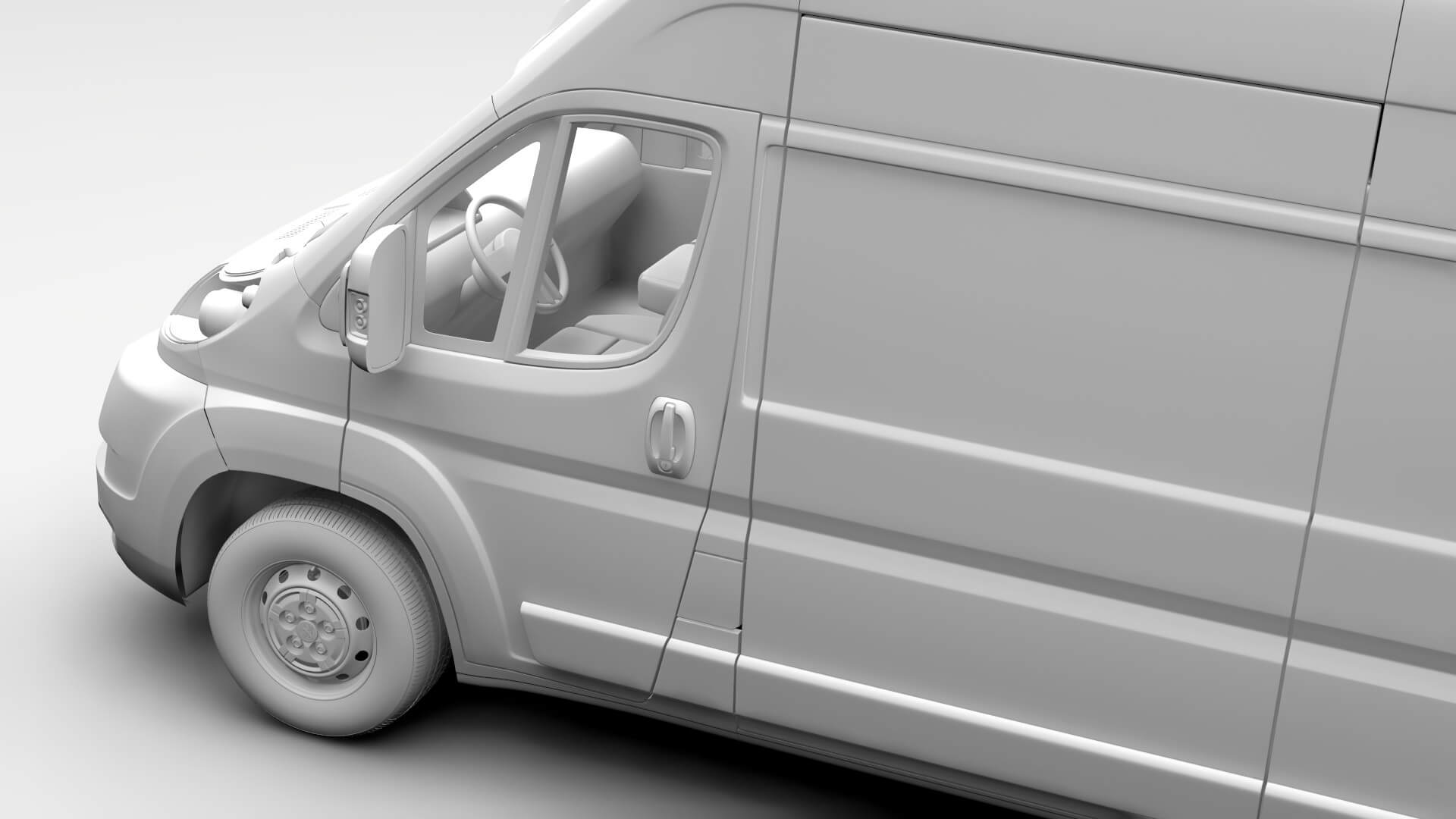 Peugeot Boxer Van L3H3 2006 2014 - 3D Model by Creator 3D
