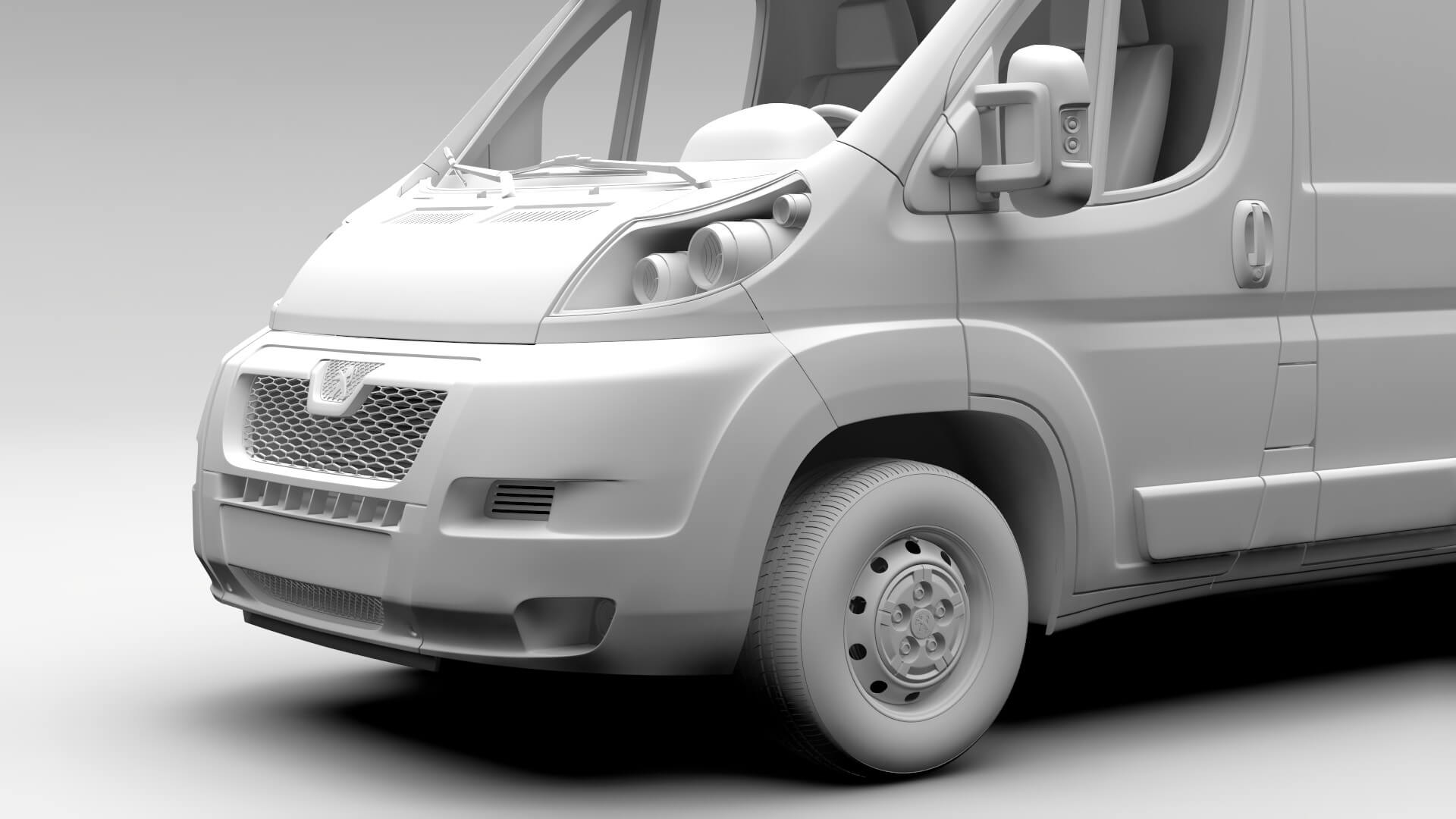 Peugeot Boxer Van L3H3 2006 2014 - 3D Model by Creator 3D