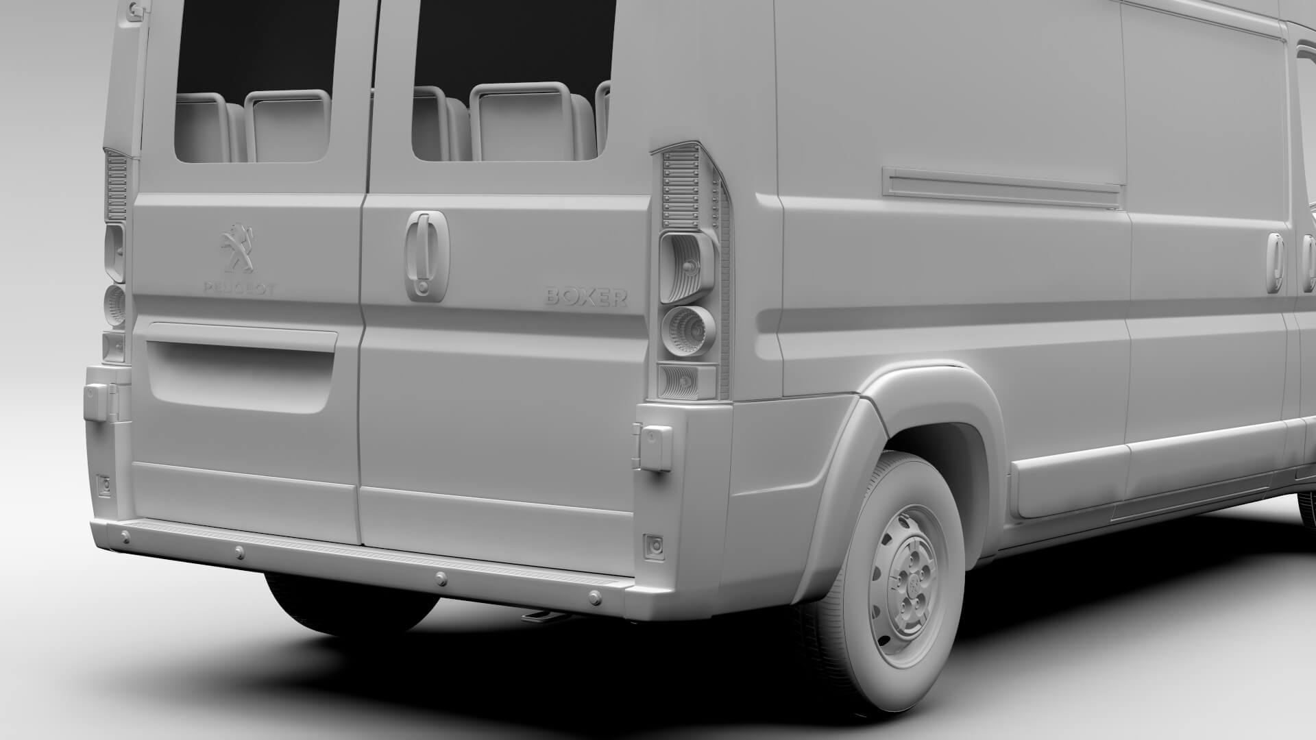 Peugeot Boxer Van L3H3 2006 2014 - 3D Model by Creator 3D