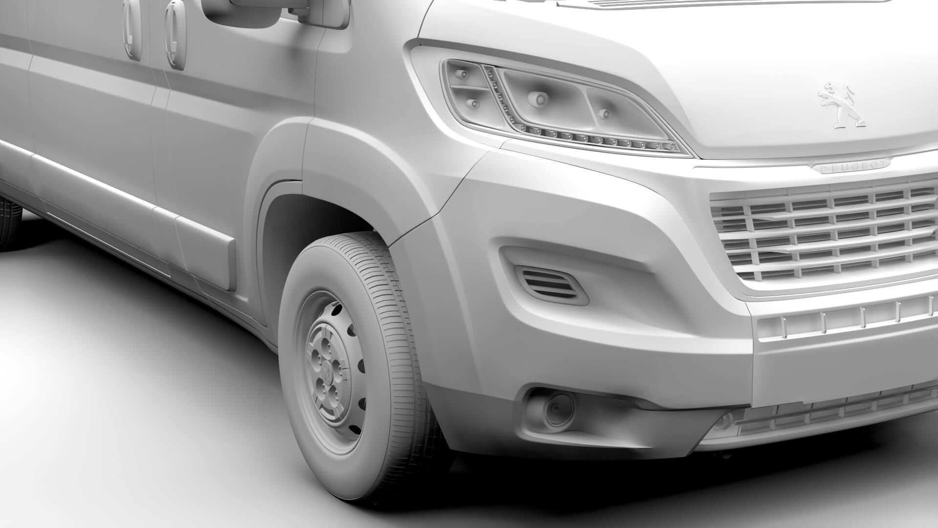 Peugeot Boxer Van L3H3 2017 - 3D Model by Creator 3D