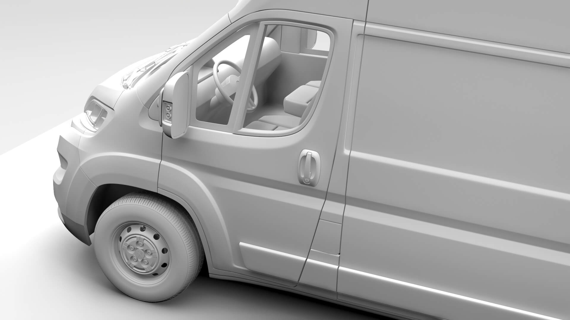 Peugeot Boxer Van L3H3 2017 - 3D Model by Creator 3D