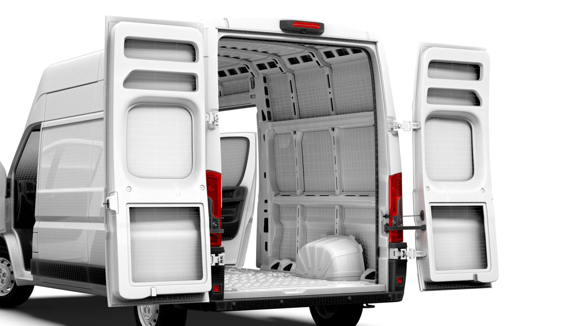 Peugeot Boxer Van L3H3 HQ Interior 2023 - 3D Model by Creator 3D