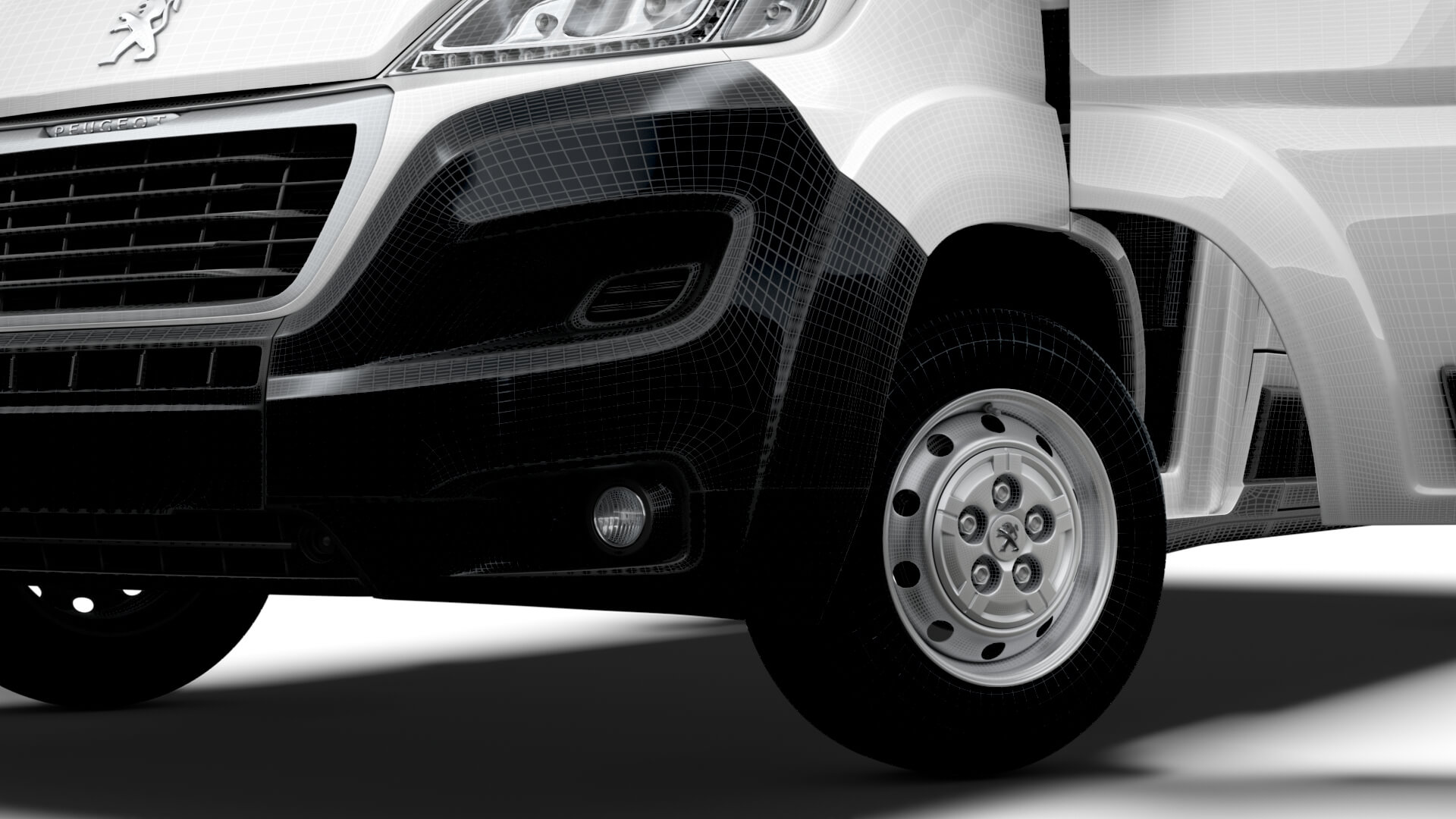 Peugeot Boxer Van L3H3 HQ Interior 2023 - 3D Model by Creator 3D