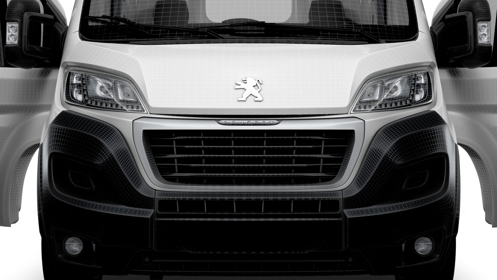 Peugeot Boxer Van L3H3 HQ Interior 2023 - 3D Model by Creator 3D