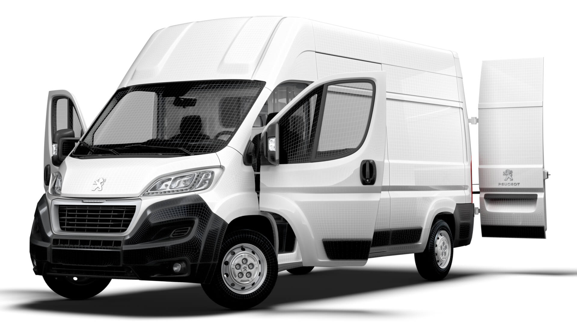 Peugeot Boxer Van L3H3 HQ Interior 2023 - 3D Model by Creator 3D