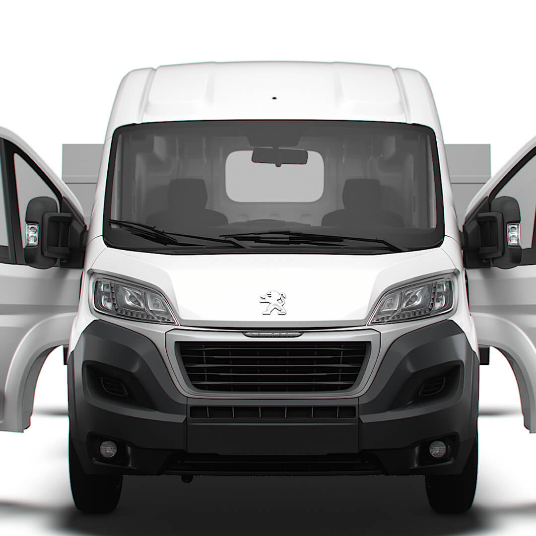 Peugeot Boxer Van L4H2 HQ Interior 2023 - 3D Model by Creator 3D