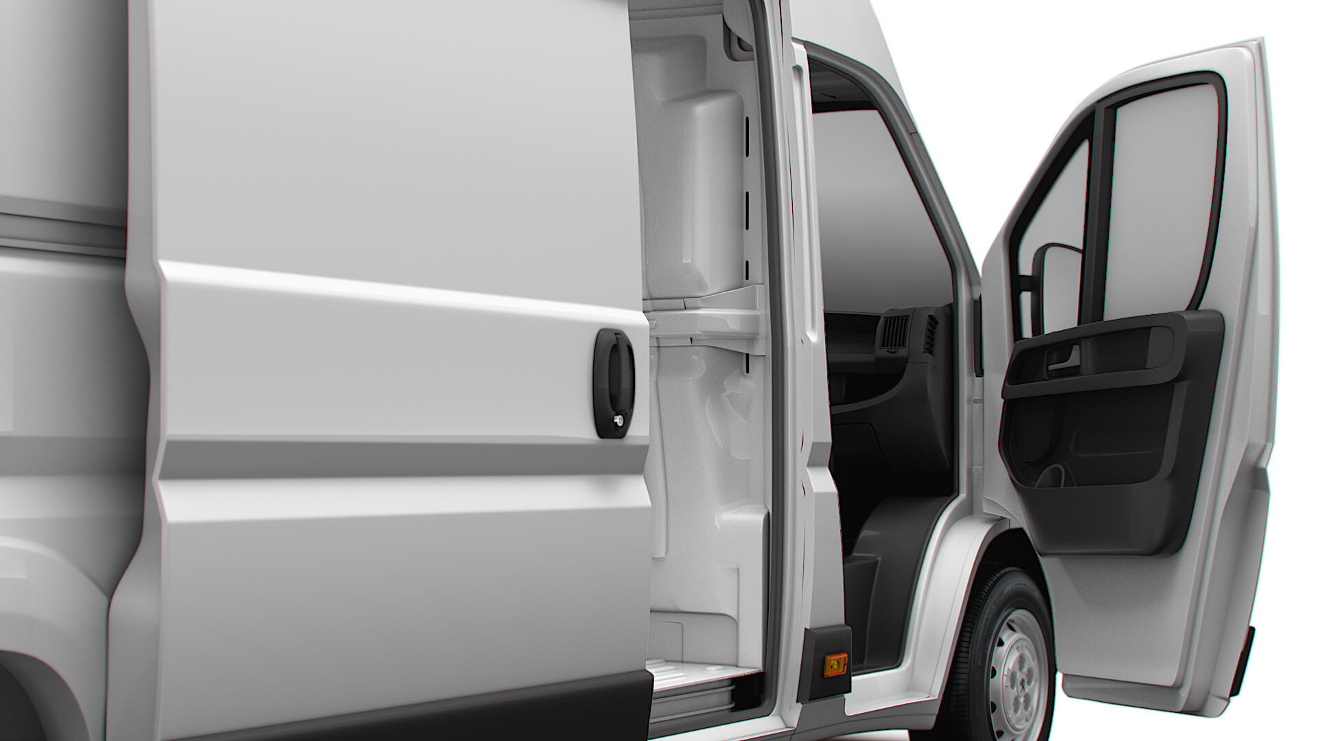 Peugeot Boxer Van L4H3 HQ Interior 2023 - 3D Model by Creator 3D