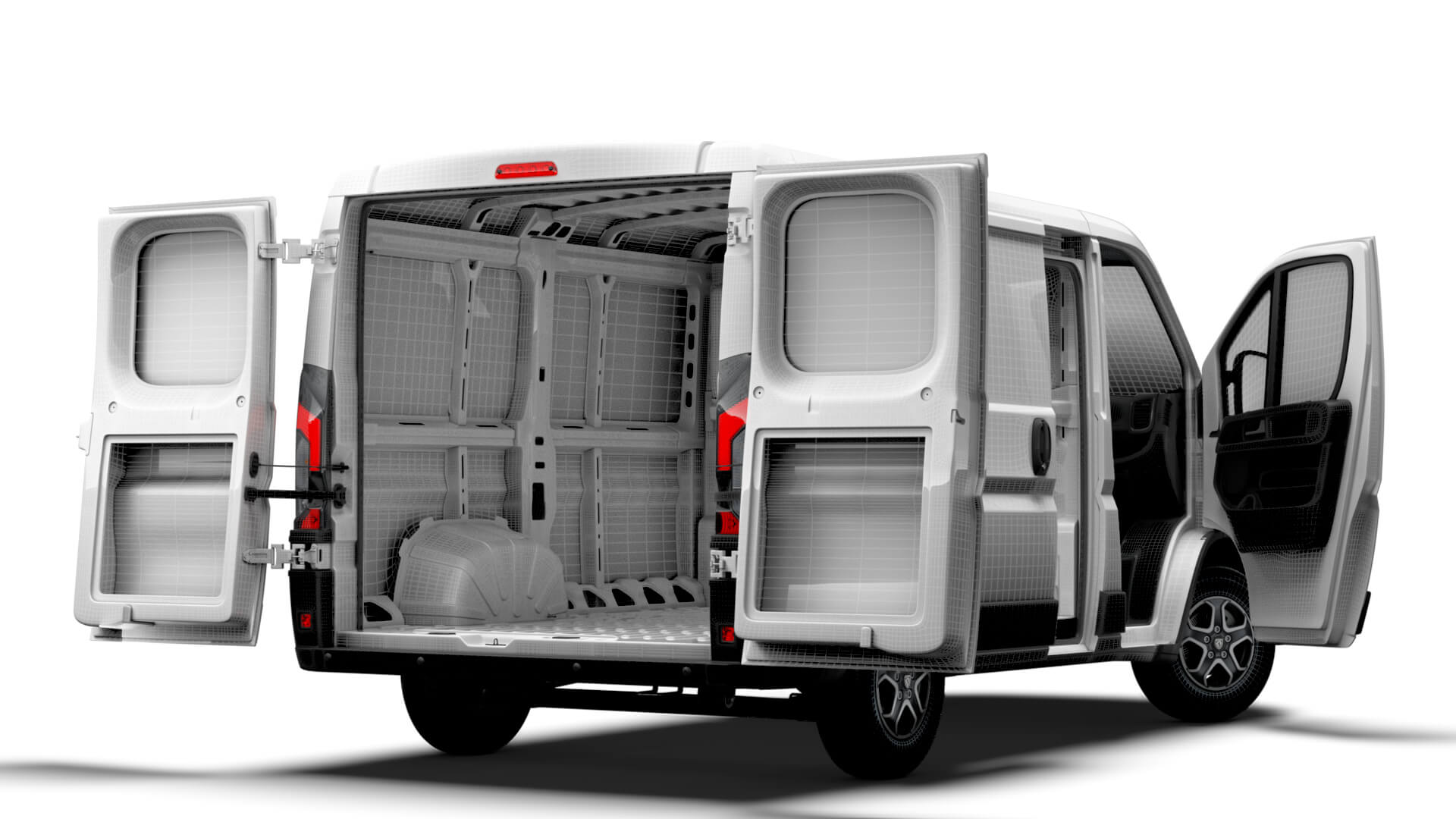 Peugeot E Boxer Van L1H1 HQ Interior 2025 - 3D Model by Creator 3D