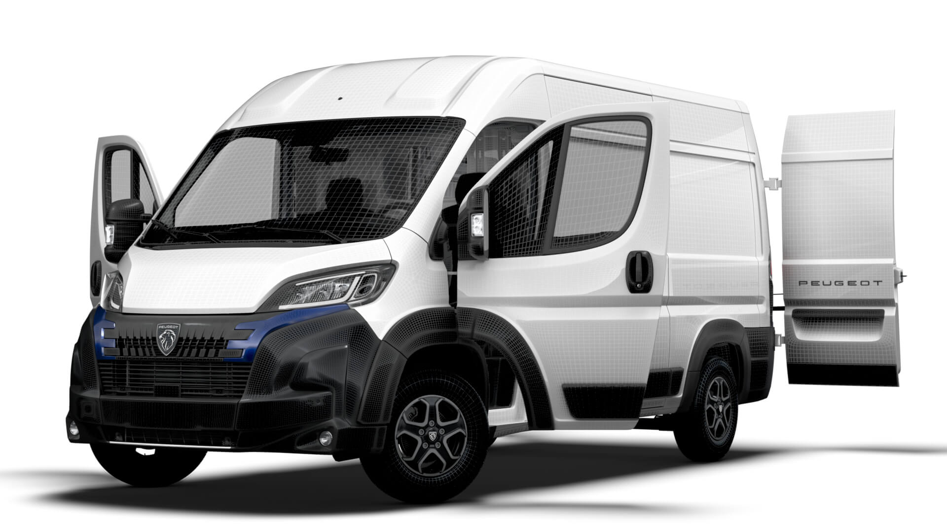 Peugeot E Boxer Van L2H2 HQ Interior 2025 - 3D Model by Creator 3D