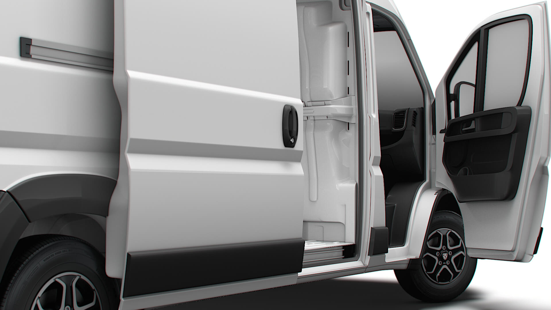 Peugeot E Boxer Van L4H2 HQ Interior 2025 - 3D Model by Creator 3D