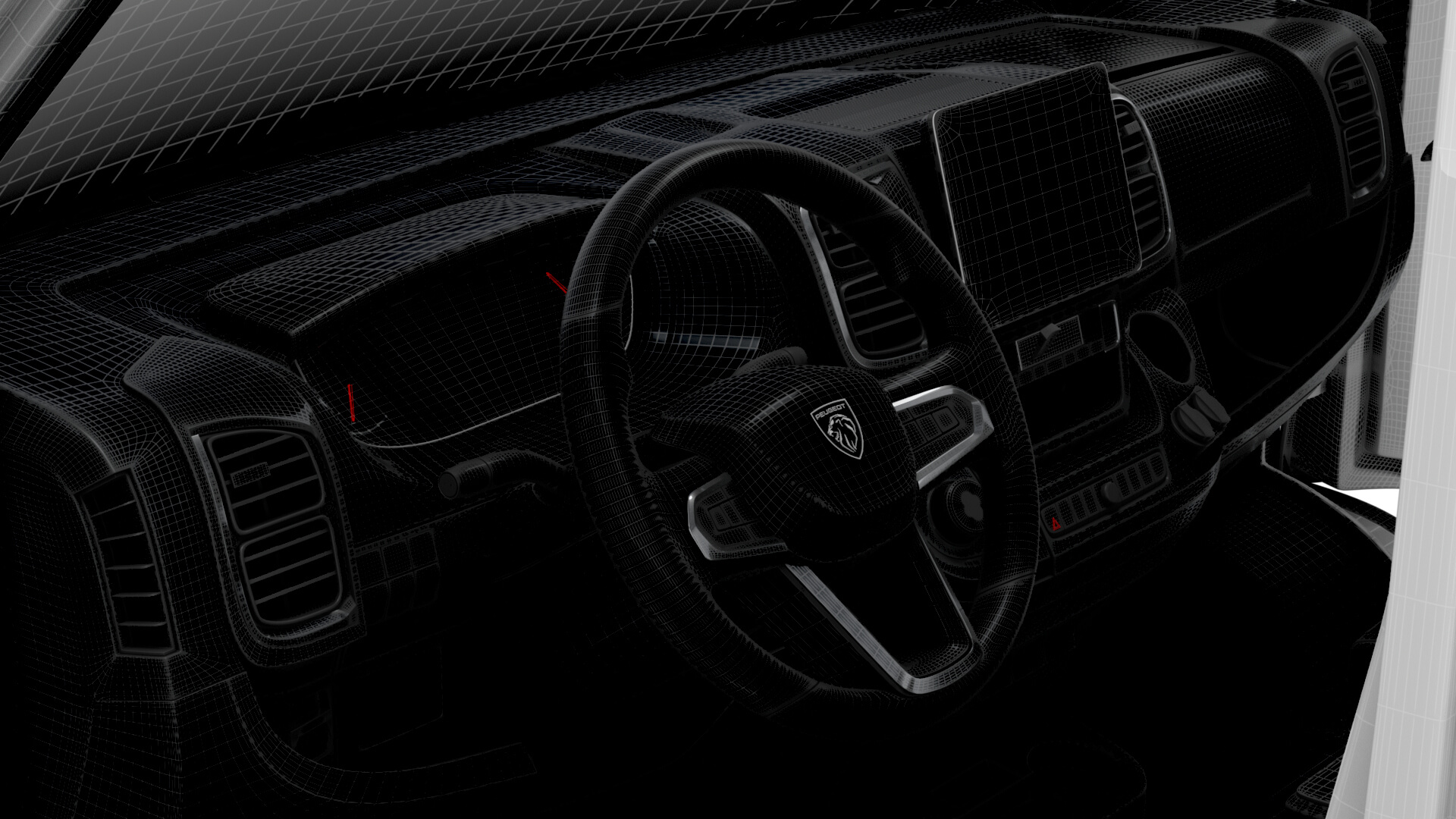 Peugeot E Boxer Van L4H3 HQ Interior 2025 - 3D Model by Creator 3D