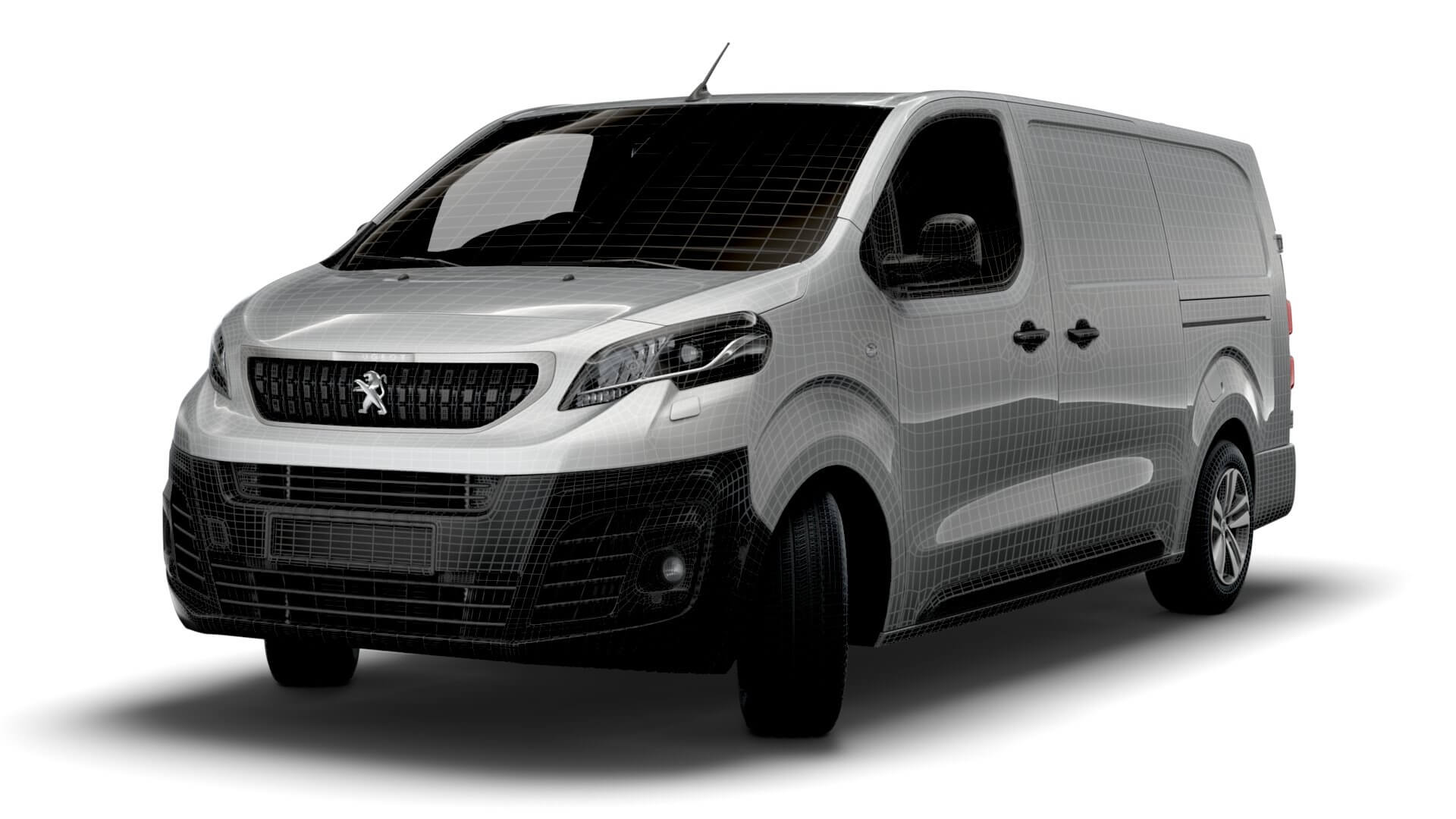 Peugeot Expert Long UK-spec Professional 2020 3D Model by Creator 3D