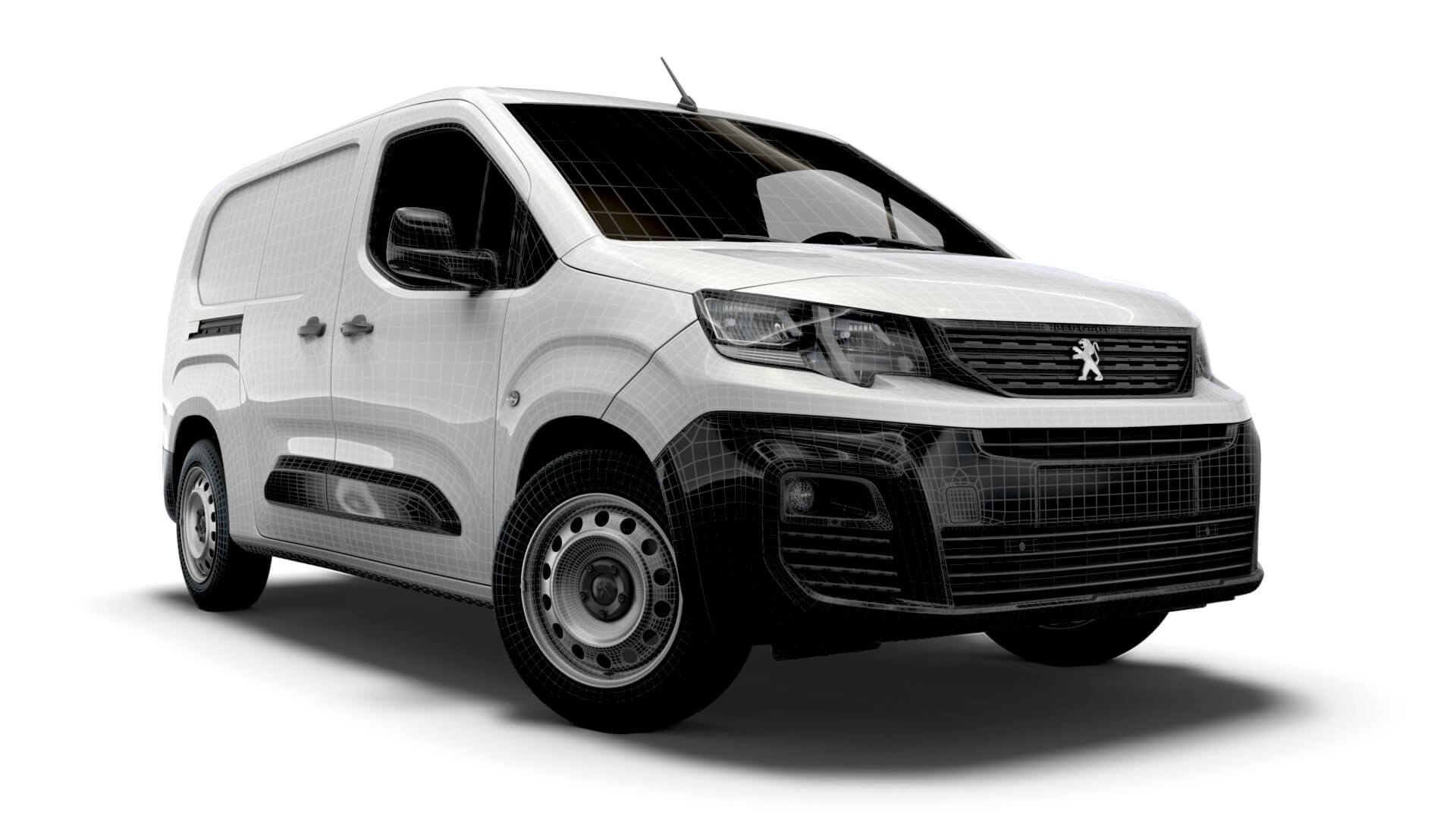 Peugeot Partner Crew Van LWB 2021 - 3D Model by Creator 3D
