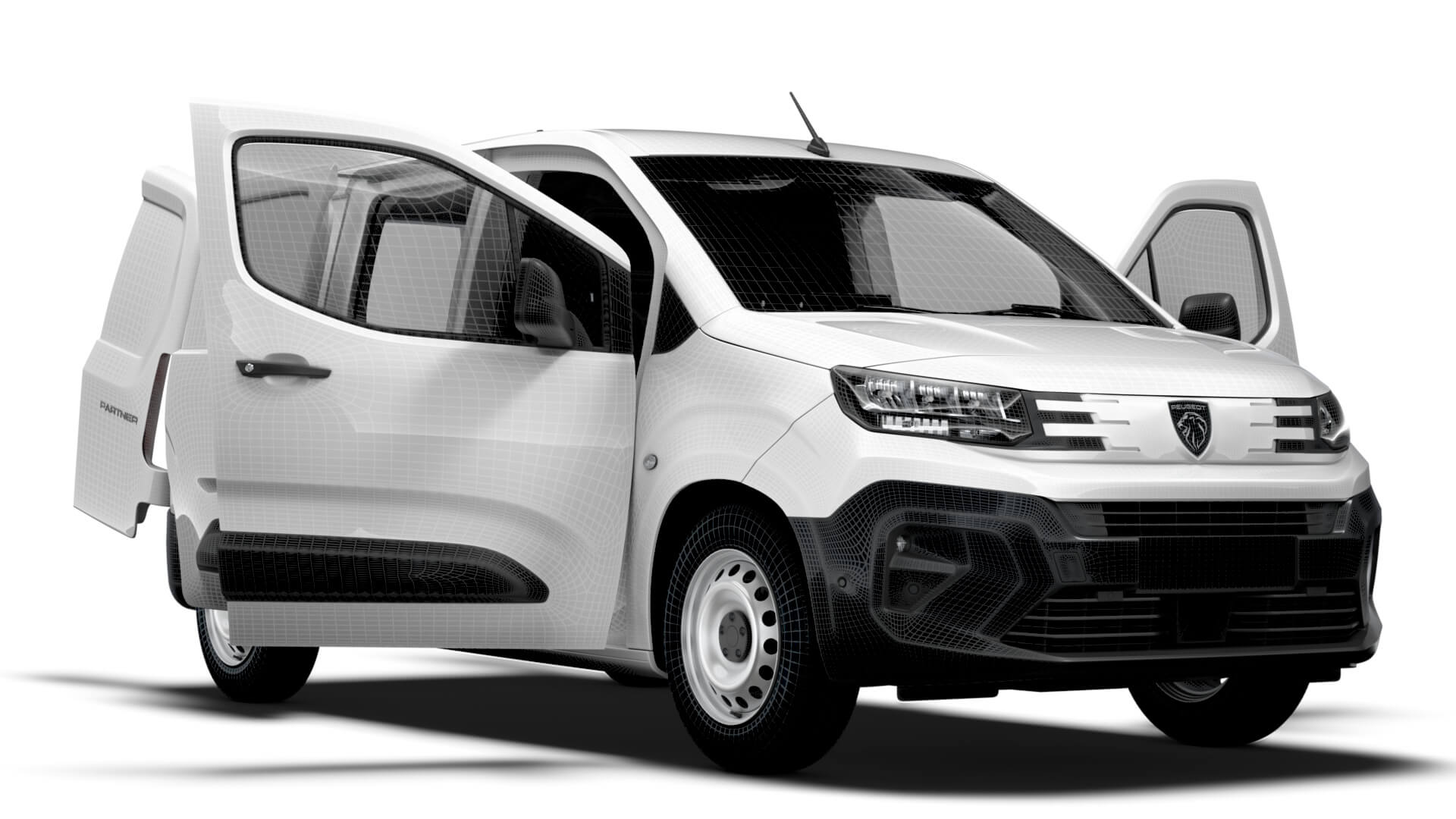 Peugeot Partner LWB Van HQ Interior 2024 - 3D Model by Creator 3D