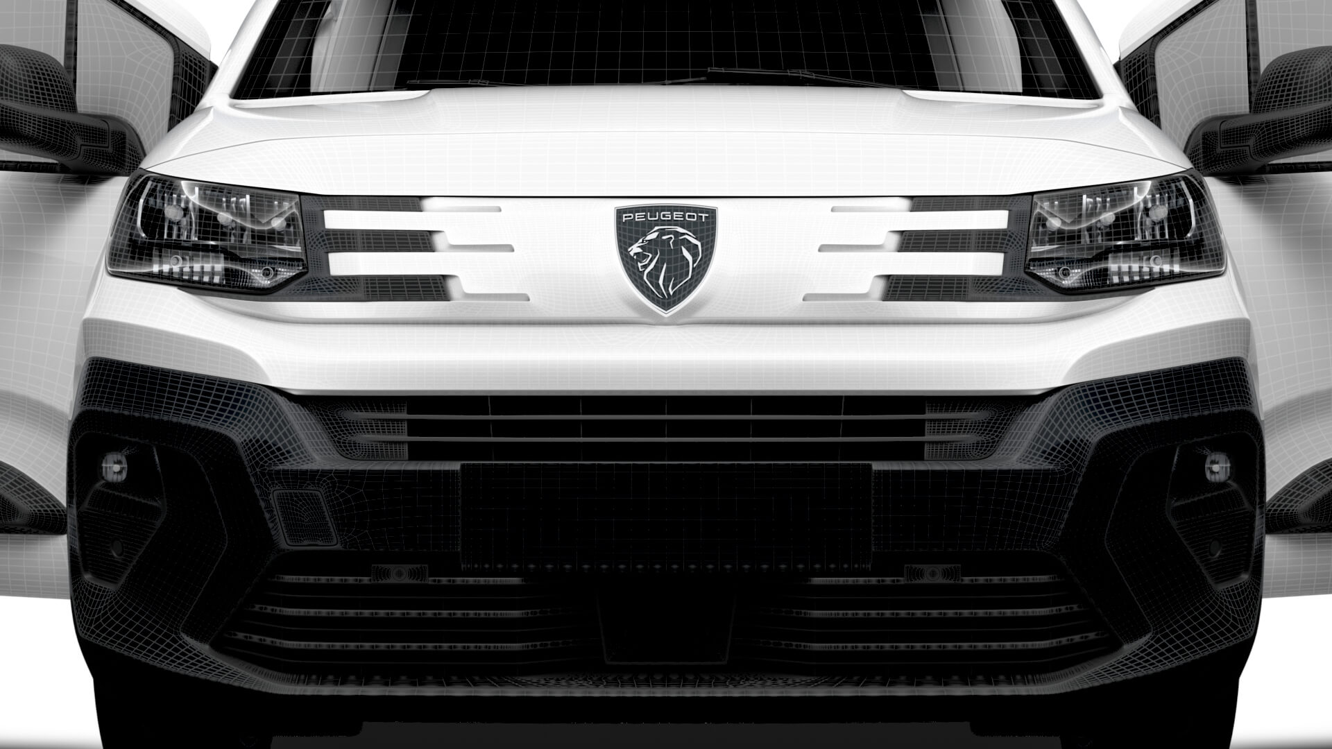 Peugeot Partner LWB Van HQ Interior 2024 - 3D Model by Creator 3D