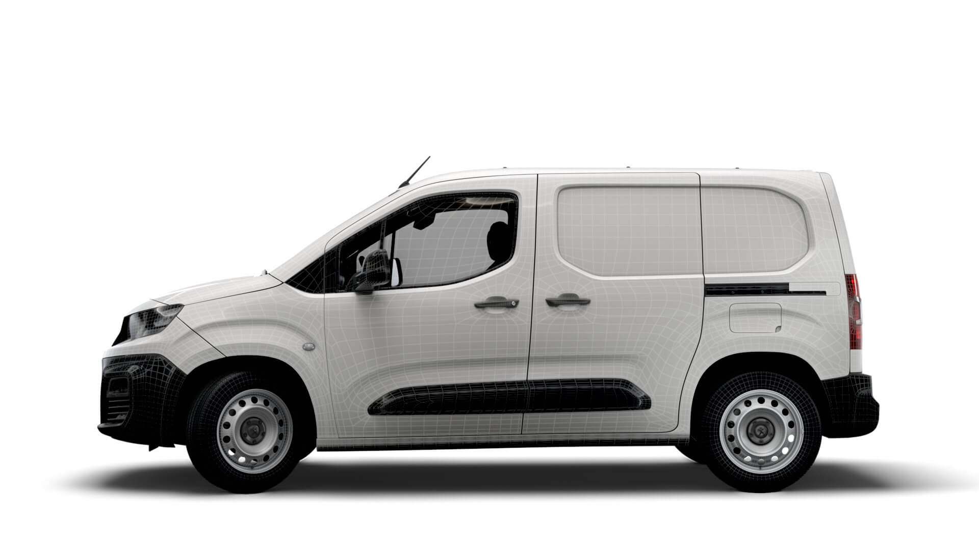 Peugeot Partner Professional Standard UK-spec 2020 3D Model by Creator 3D