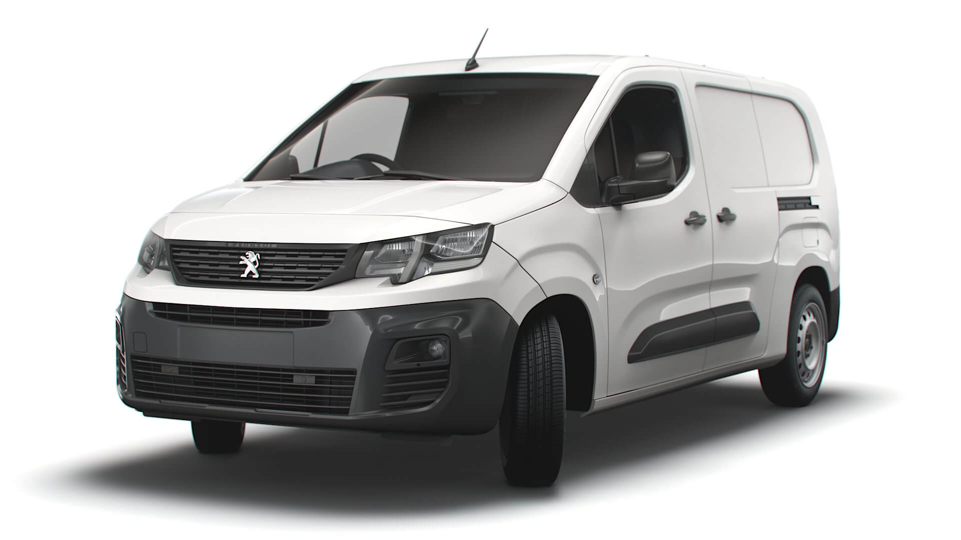 Peugeot Partner UK-spec Professional Crew Van 2020 3D Model by Creator 3D