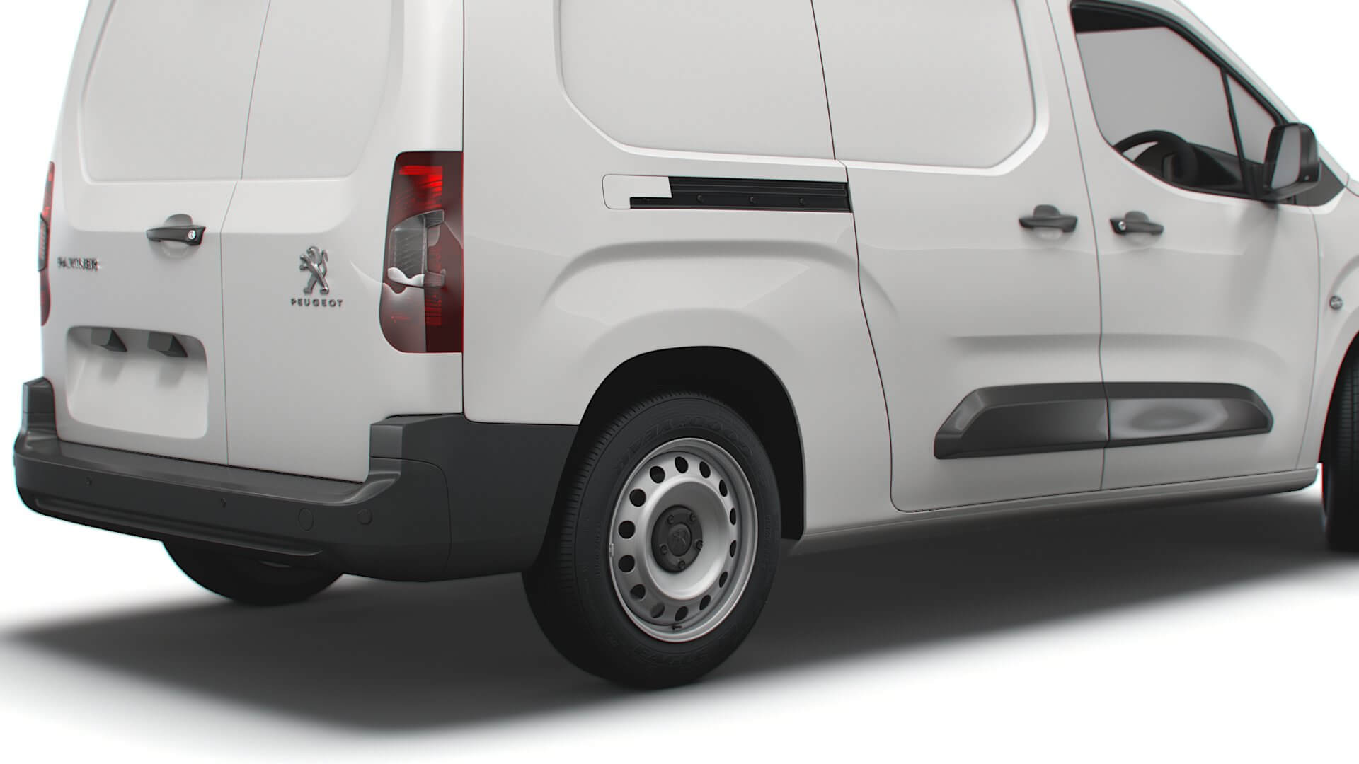 Peugeot Partner UK-spec Professional Crew Van 2020 3D Model by Creator 3D