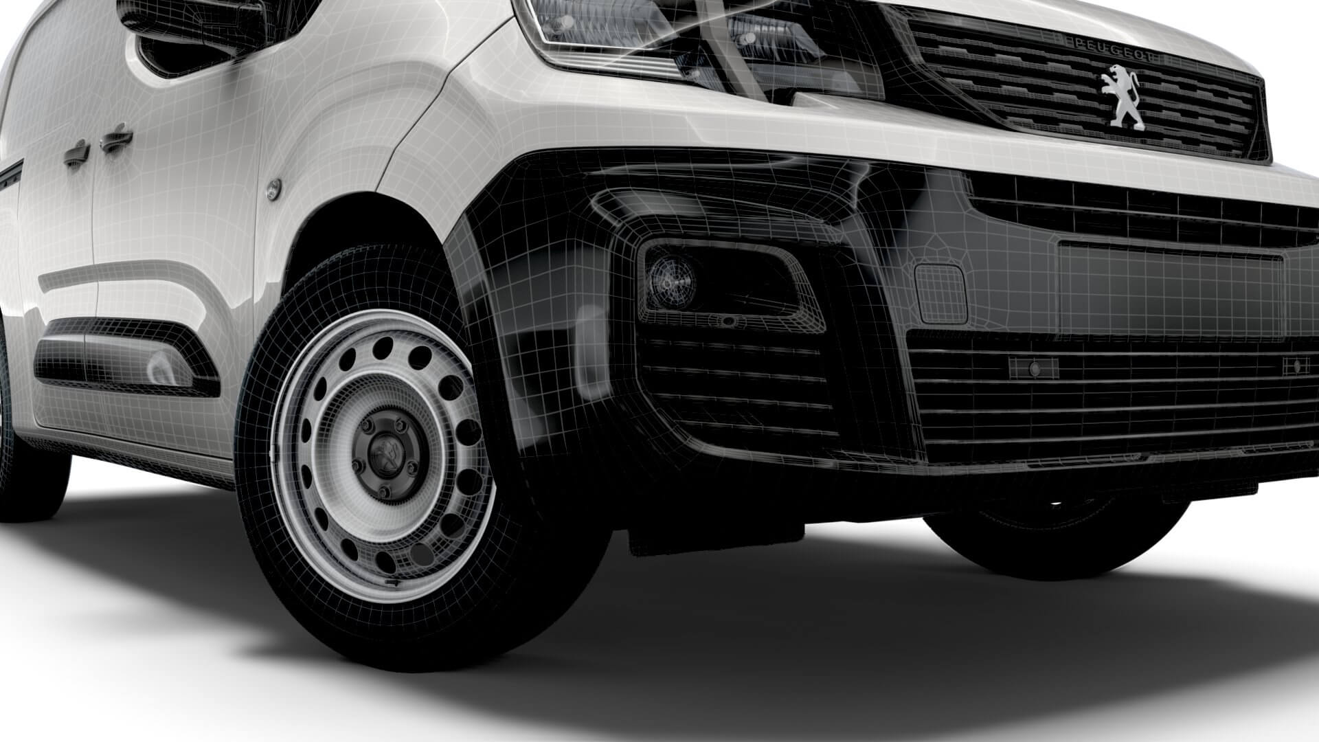 Peugeot Partner Van LWB 2021 - 3D Model by Creator 3D