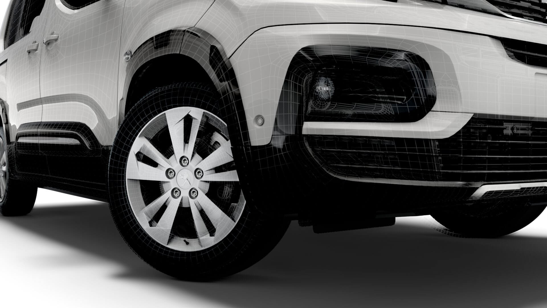 Peugeot Rifter 2020 - 3D Model by Creator 3D