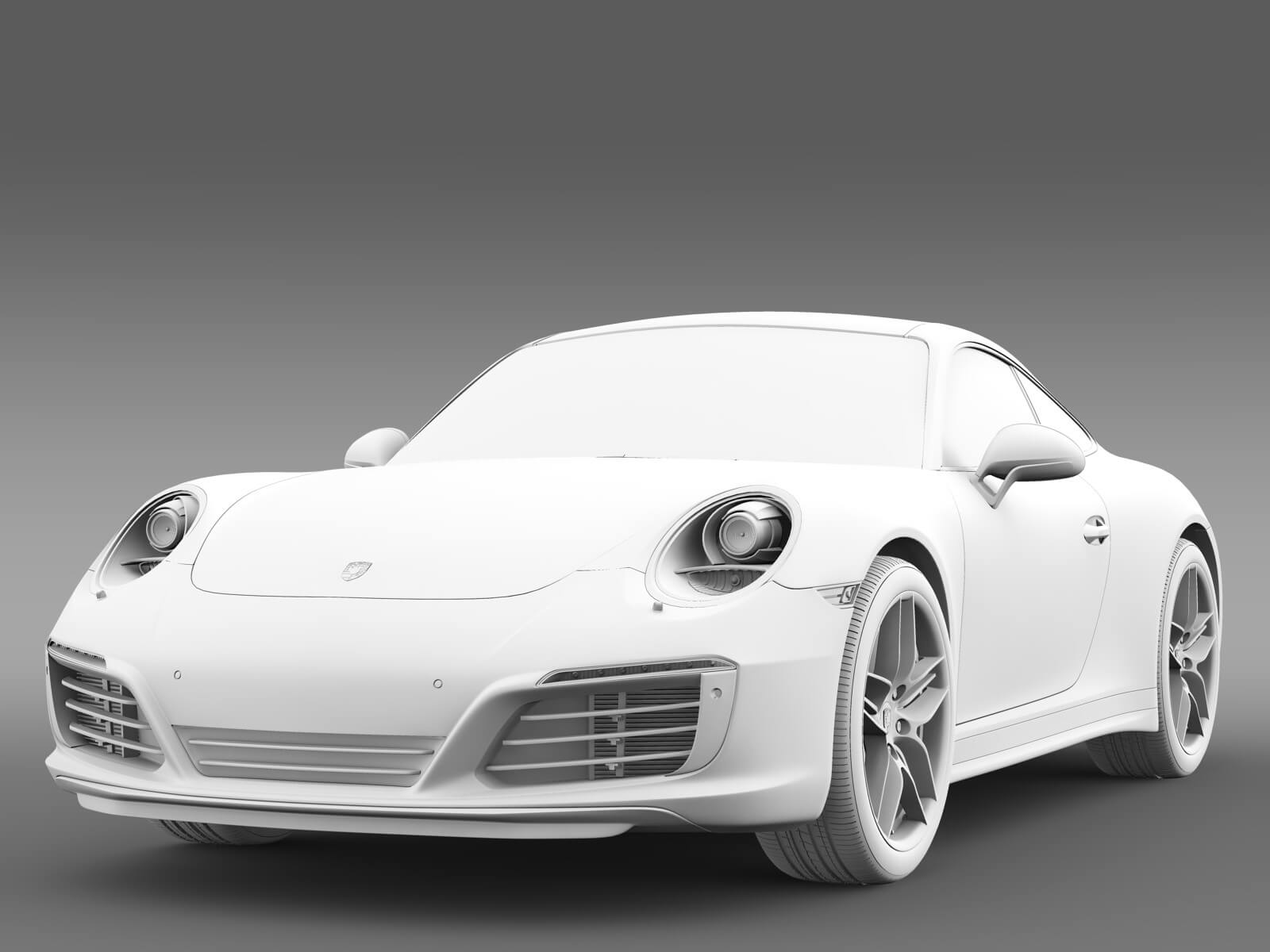 Porsche 911 Carrera S Coupe 991 2016 - 3D Model by Creator 3D