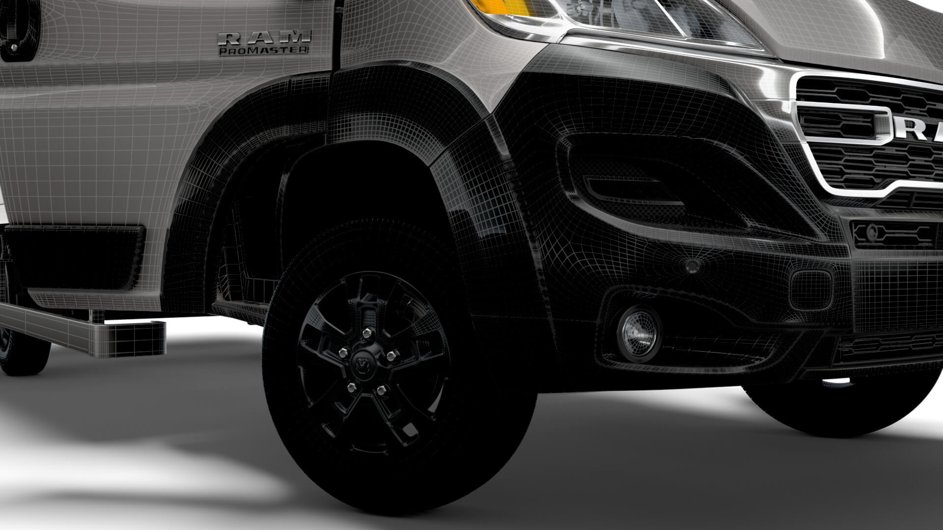 Ram Promaster Box Hqinterior 4300WB 2023 - 3D Model by Creator 3D