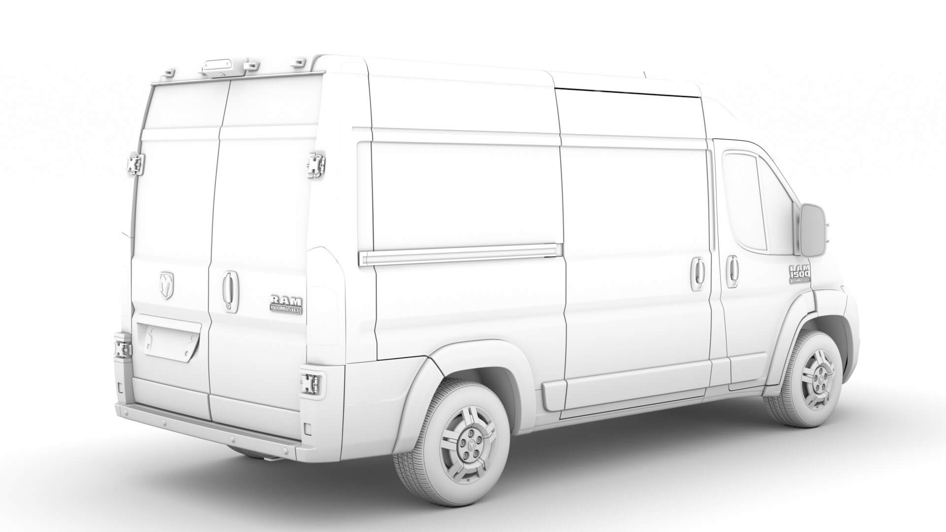 Ram Promaster Cargo 1500 HR 136WB 2020 - 3D Model by Creator 3D