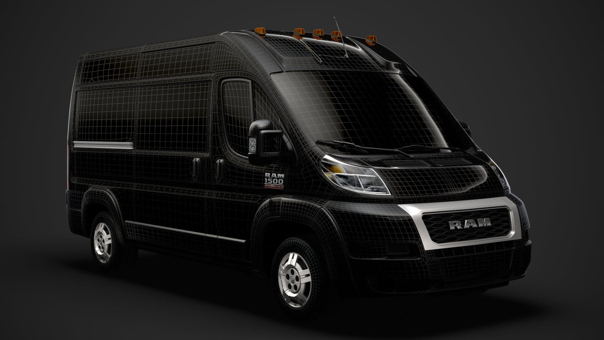 Ram Promaster Cargo 1500 HR 136WB 2020 - 3D Model by Creator 3D