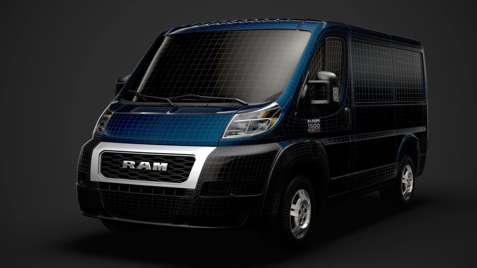 Ram Promaster Cargo 1500 LR 118WB 2020 - 3D Model by Creator 3D