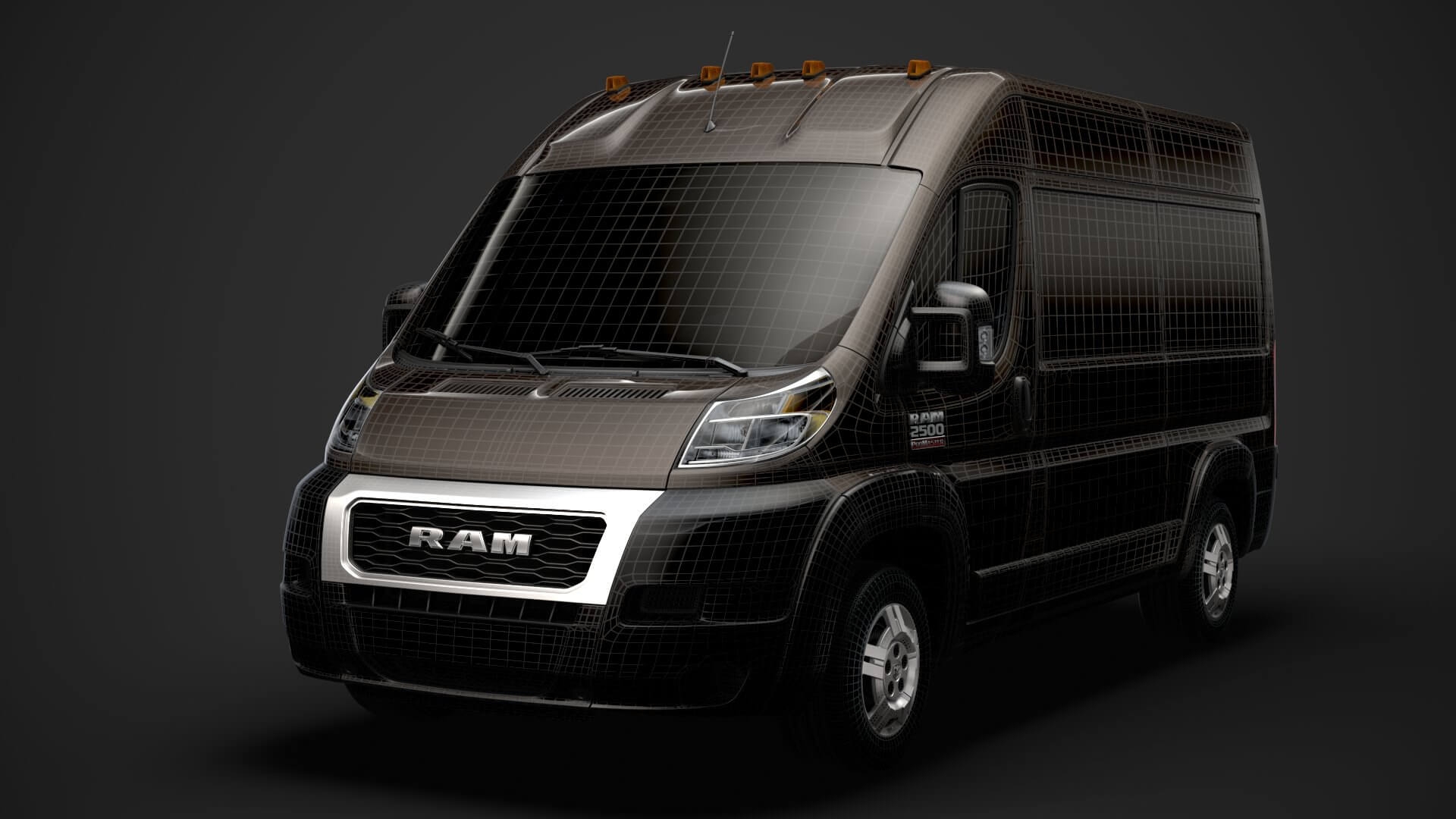 Ram Promaster Cargo 2500 HR 136WB 2020 - 3D Model by Creator 3D