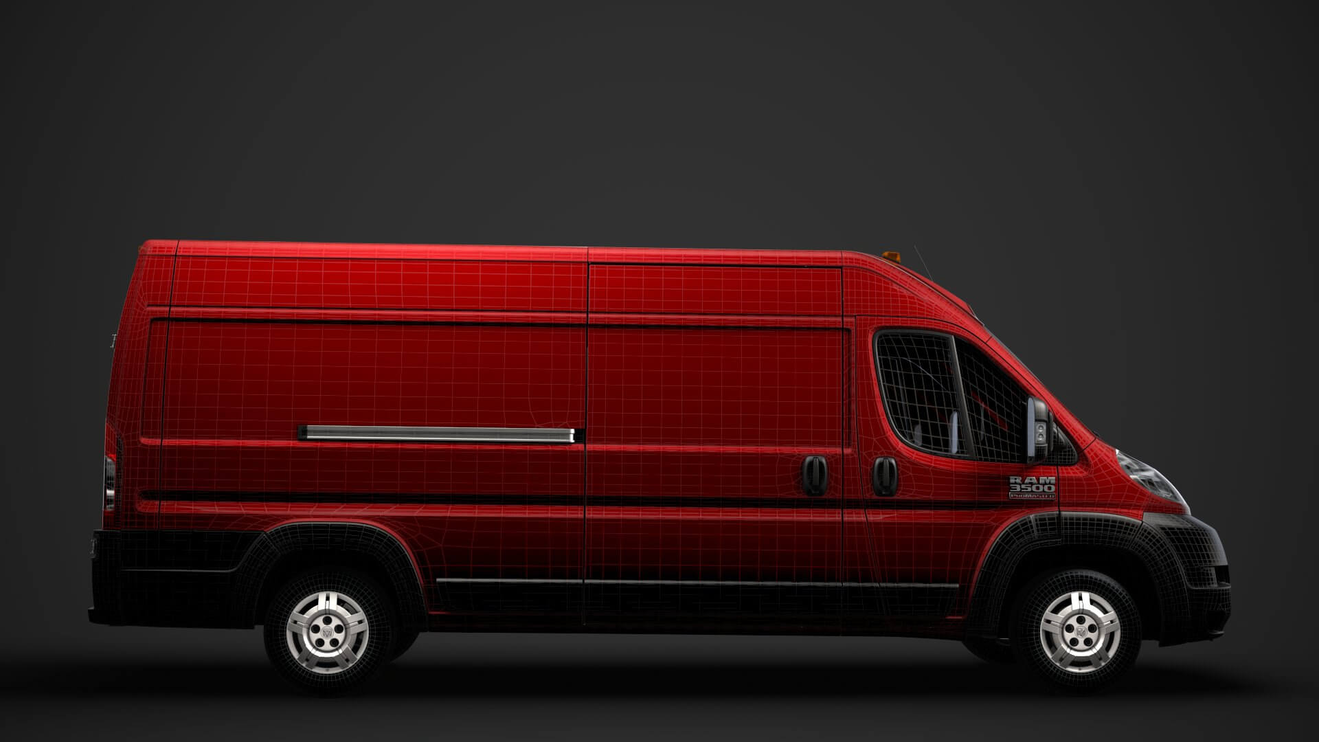 Ram Promaster Cargo 3500 HR 159WB EXT 2020 - 3D Model by Creator 3D